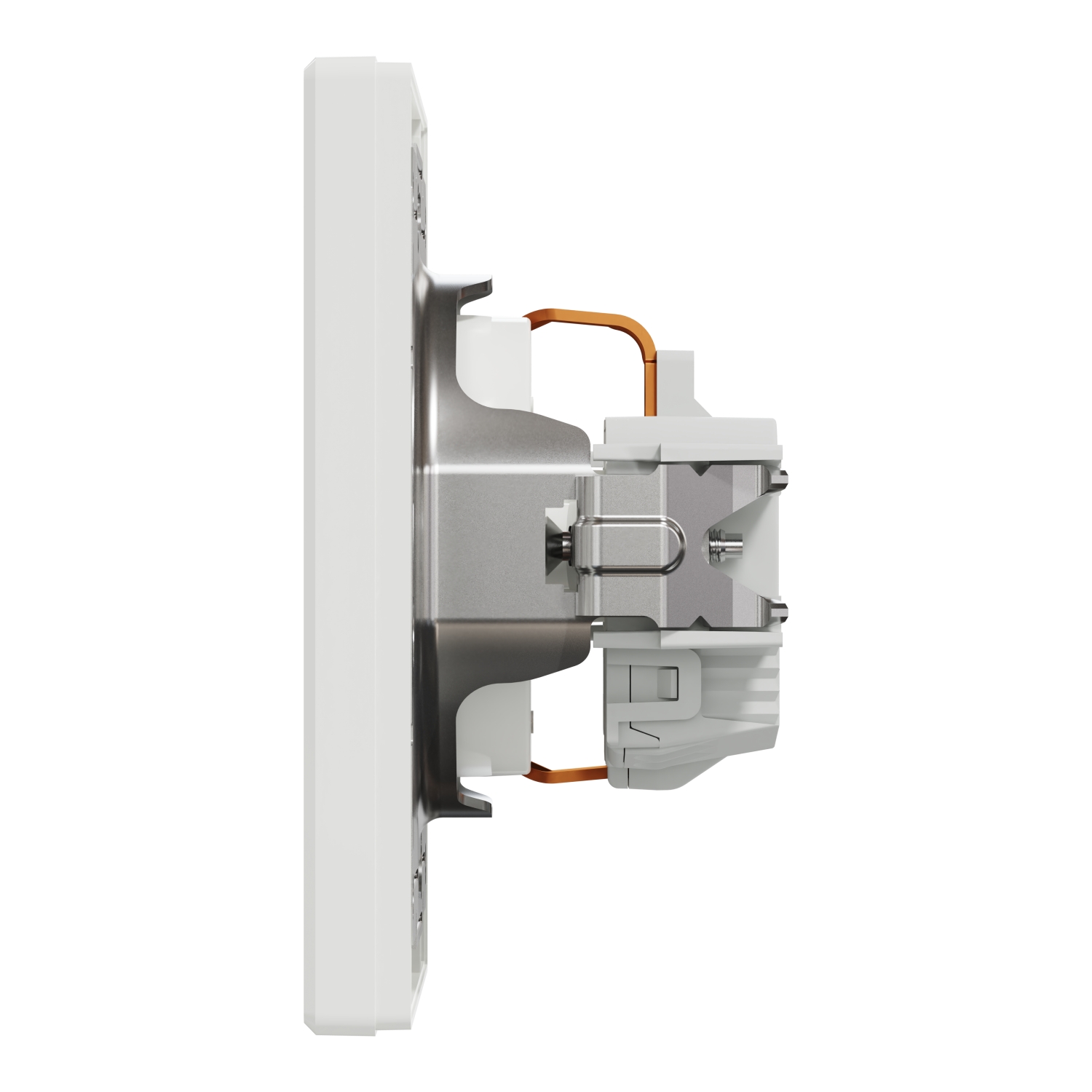 EPH2900121 - Asfora - single socket outlet with side earth - 16A white ...