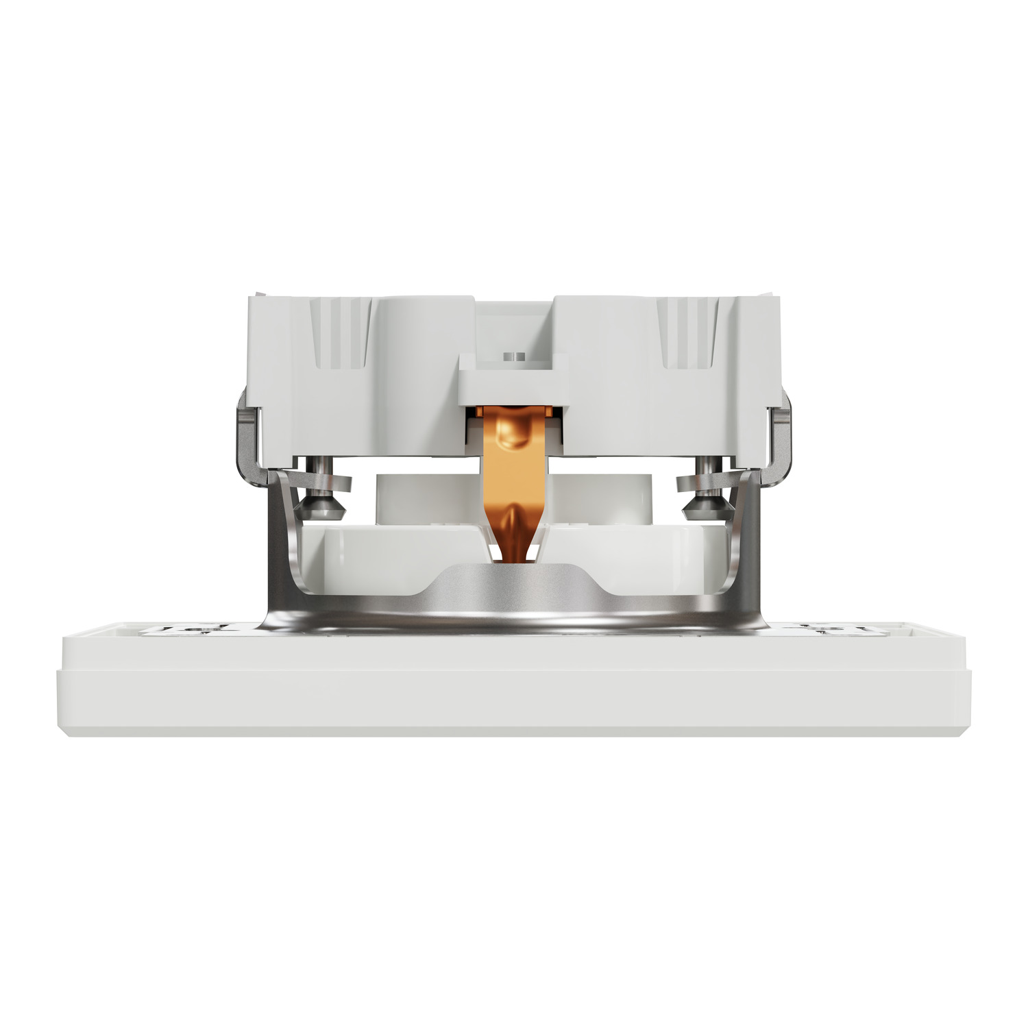 EPH2900121 - Asfora - single socket outlet with side earth - 16A white ...