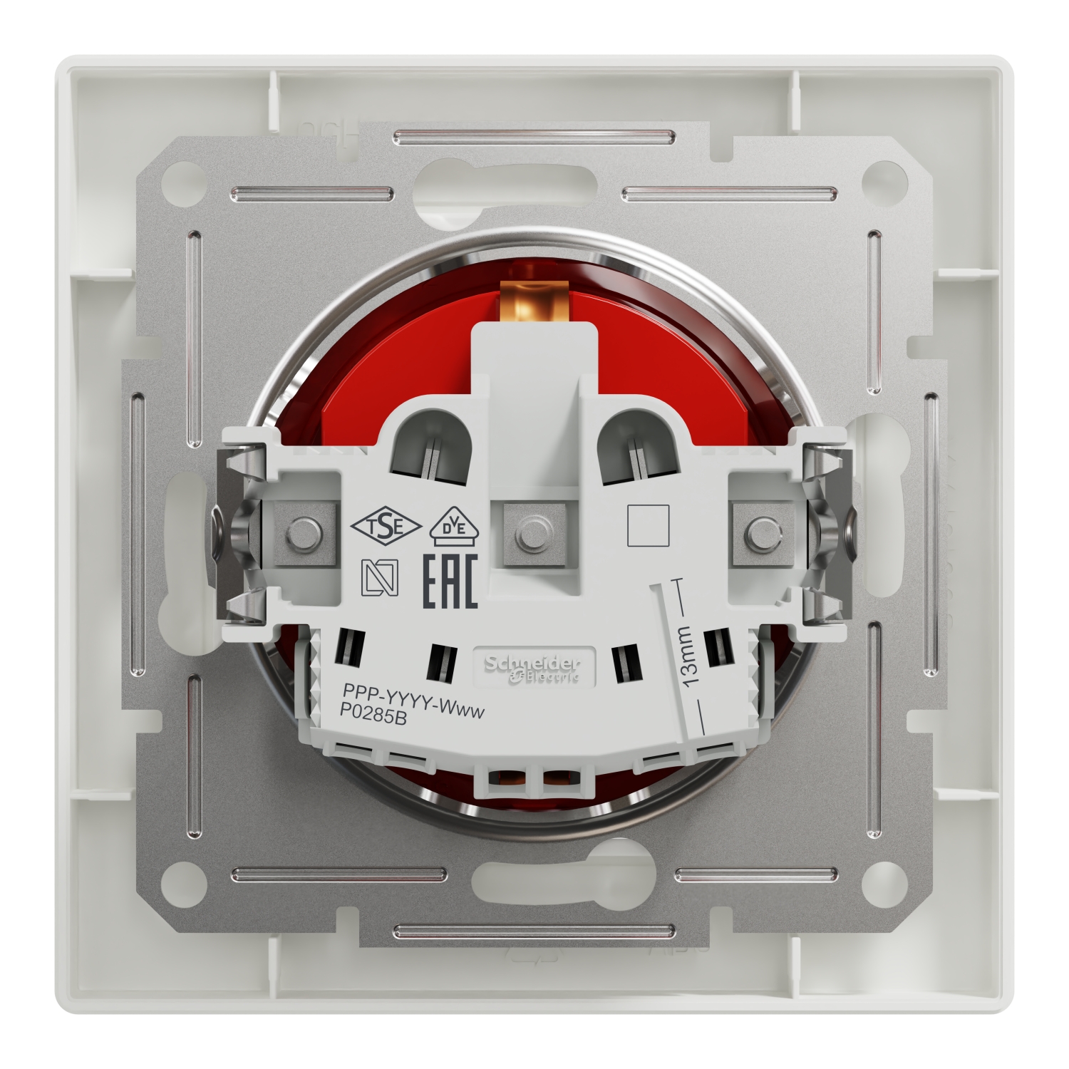 EPH2900521 - Asfora - single socket outlet with side earth - 16A ...