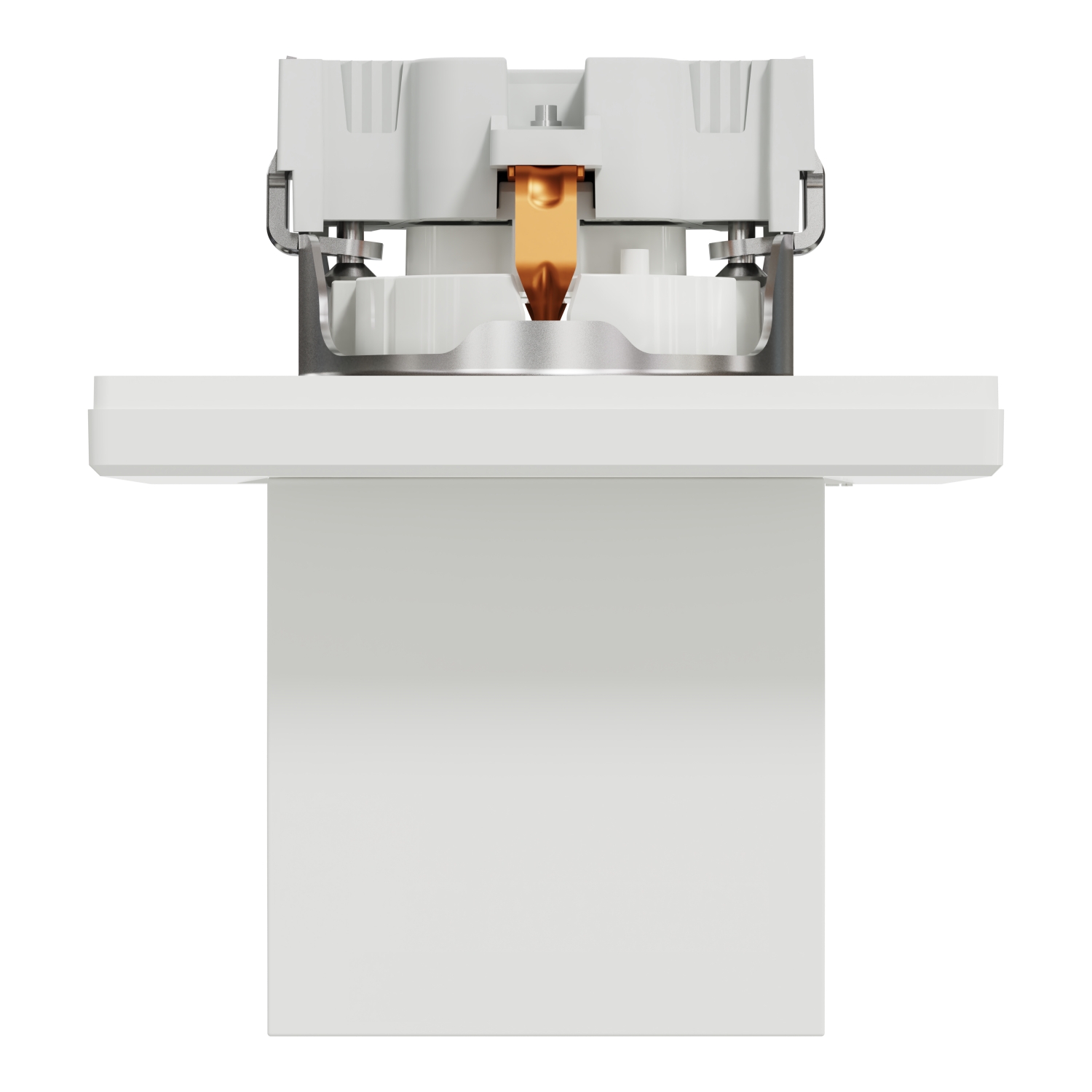 EPH3100121 - Asfora - single socket outlet with side earth - 16A lid ...