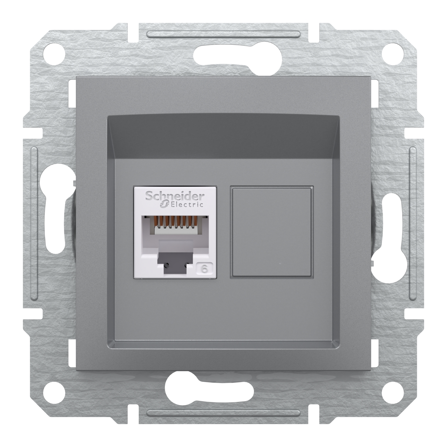 EPH4700162 - Prise RJ45 Cat. 6 UTP Acier | Schneider Electric Algérie