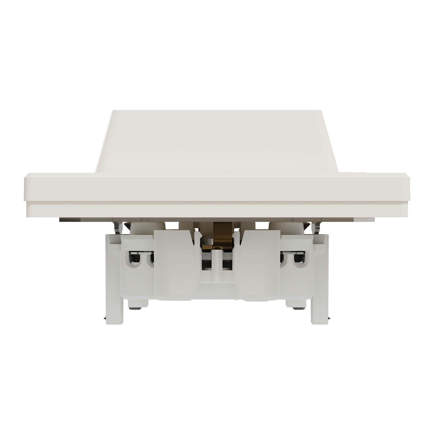 EPH9900123 - Asfora - double socket-outlet with side earth - 16A cream ...