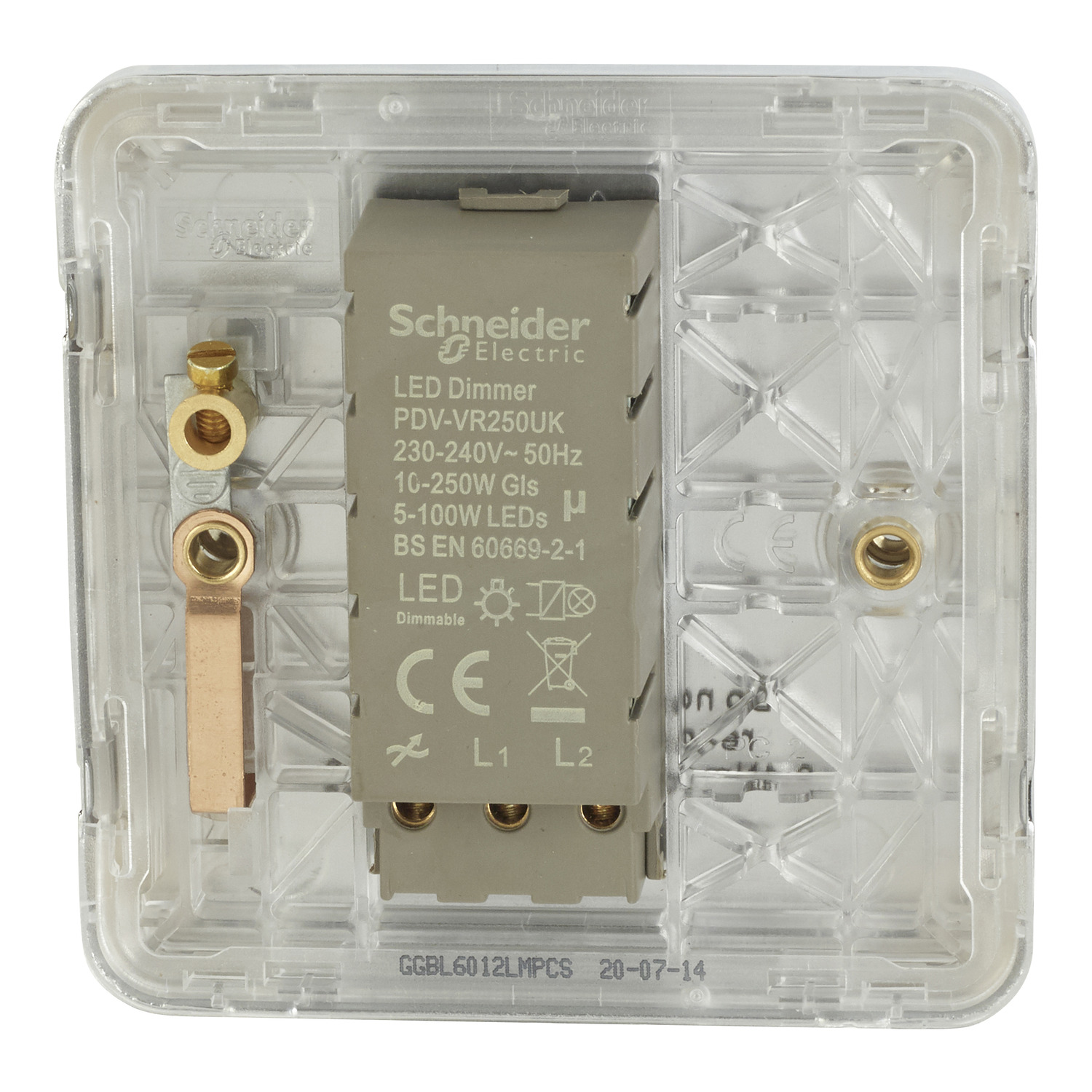 GGBL6012LMPCS - "Lisse - Universal Dimmer - 1 gang 2 way LED - 100W ...