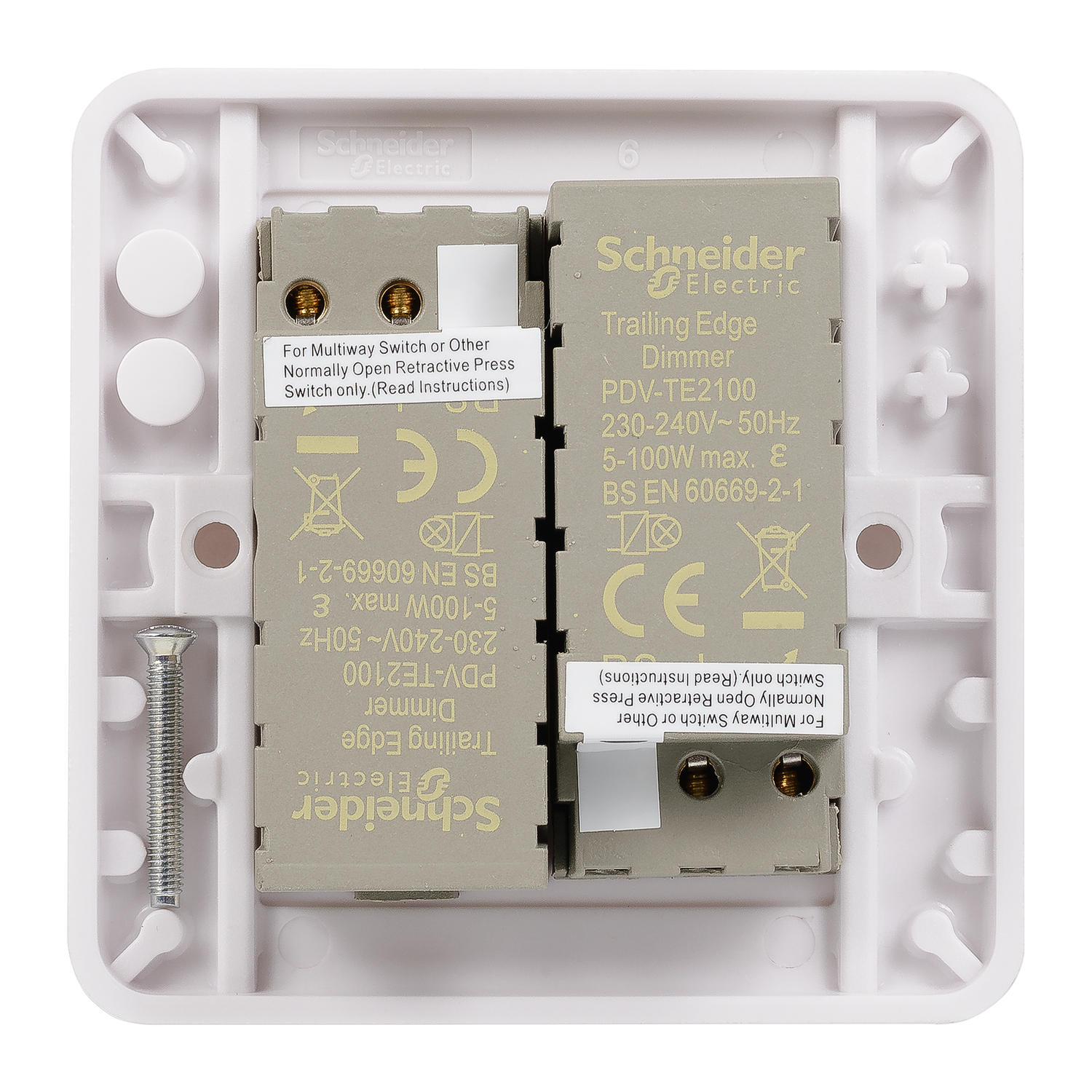 GGBL6022LS - Lisse - universal dimmer - 2 gangs - 2 way - LED - 100W ...