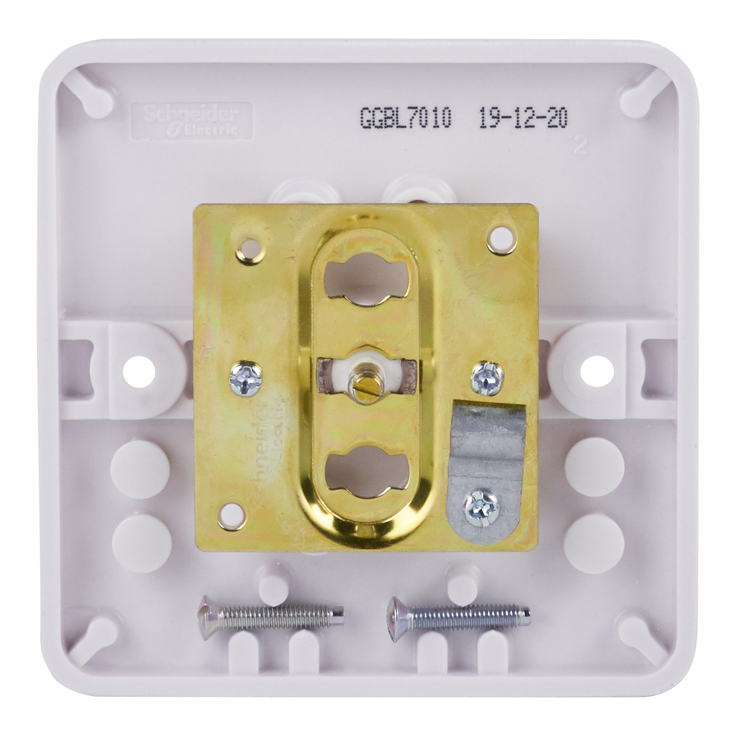 GGBL7010 - Lisse Square edge white moulded - TV/FM socket | Schneider ...
