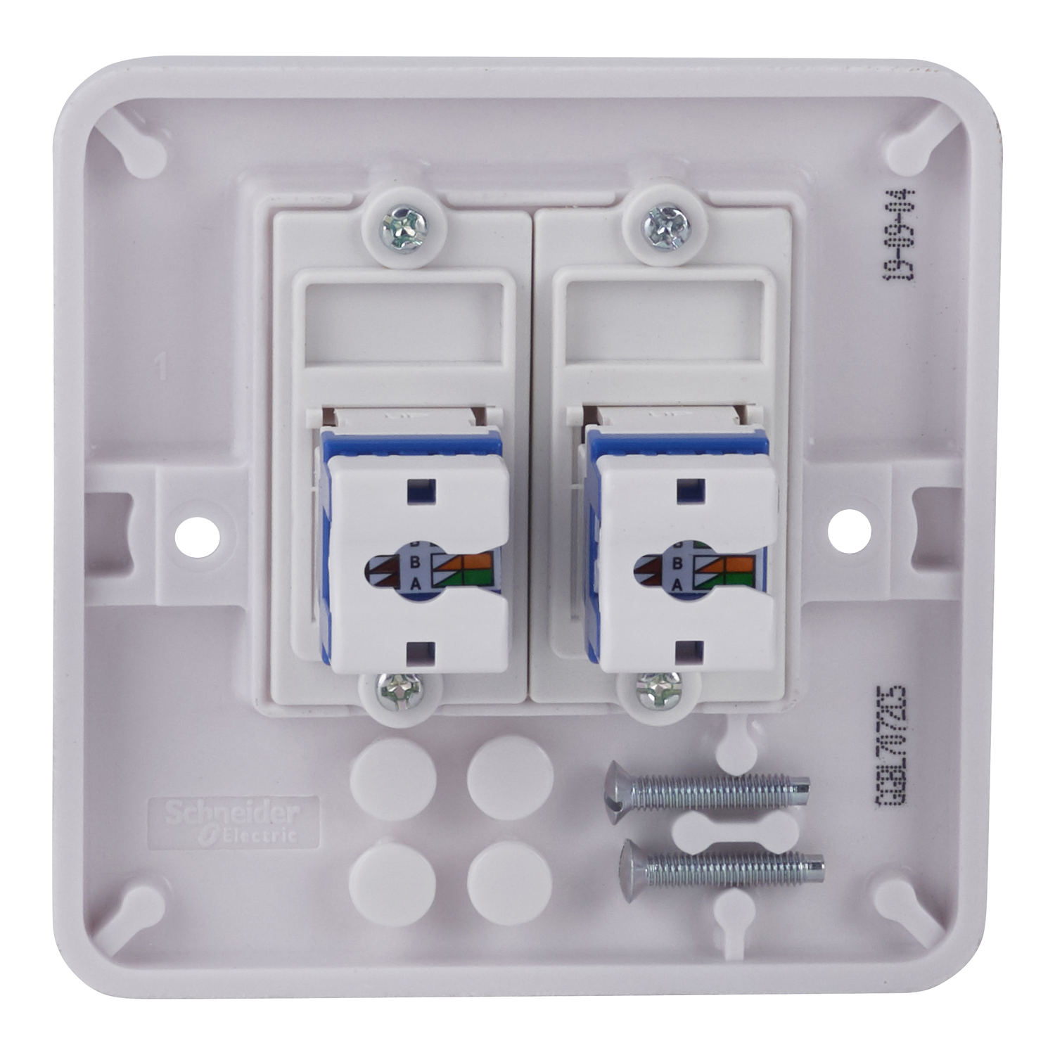 GGBL7072C5 - Lisse - data socket - twin RJ45 Cat 5e | Schneider ...