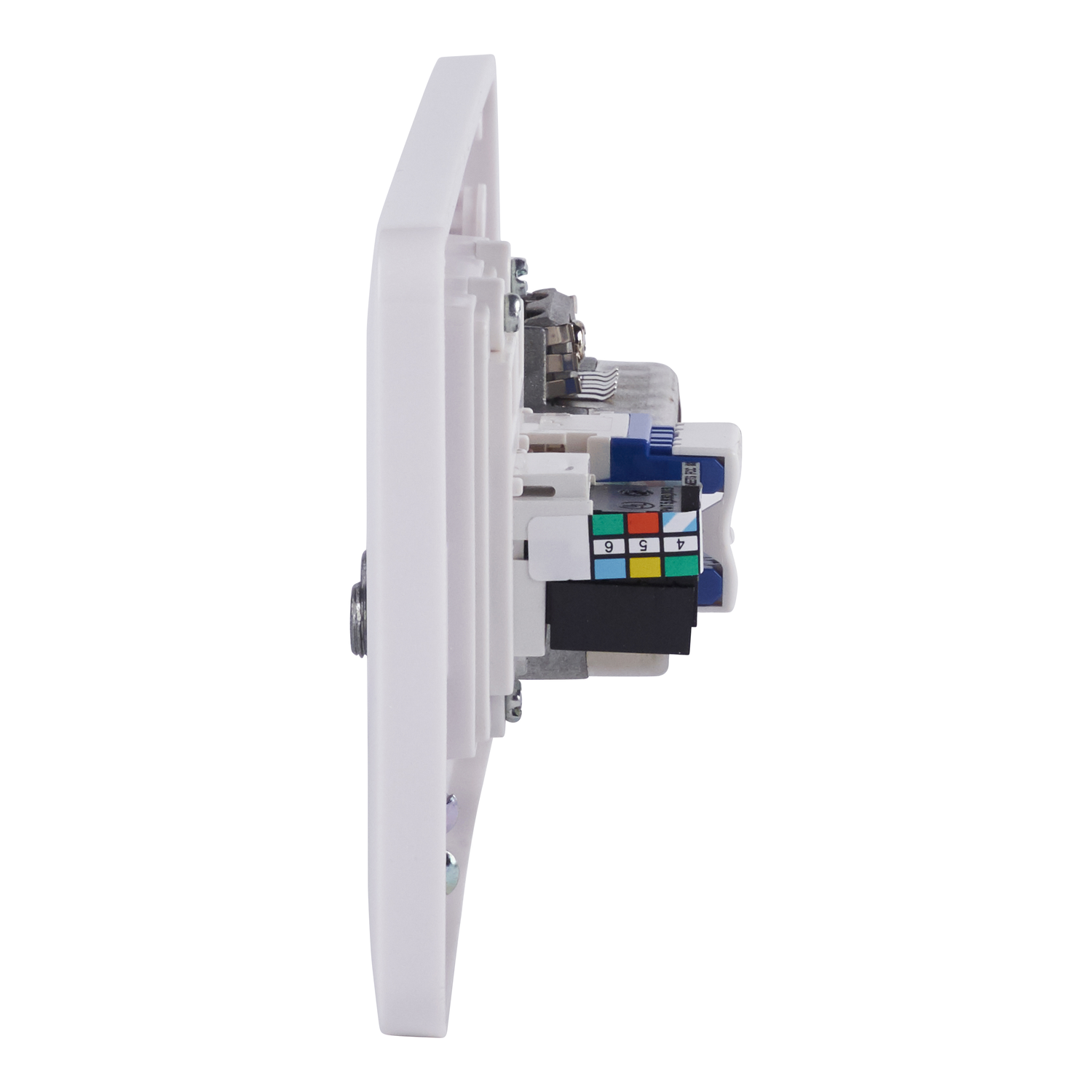 GGBL707445511 - Lisse - data socket - TV/FM/2xSAT & single RJ45 Cat 5e ...