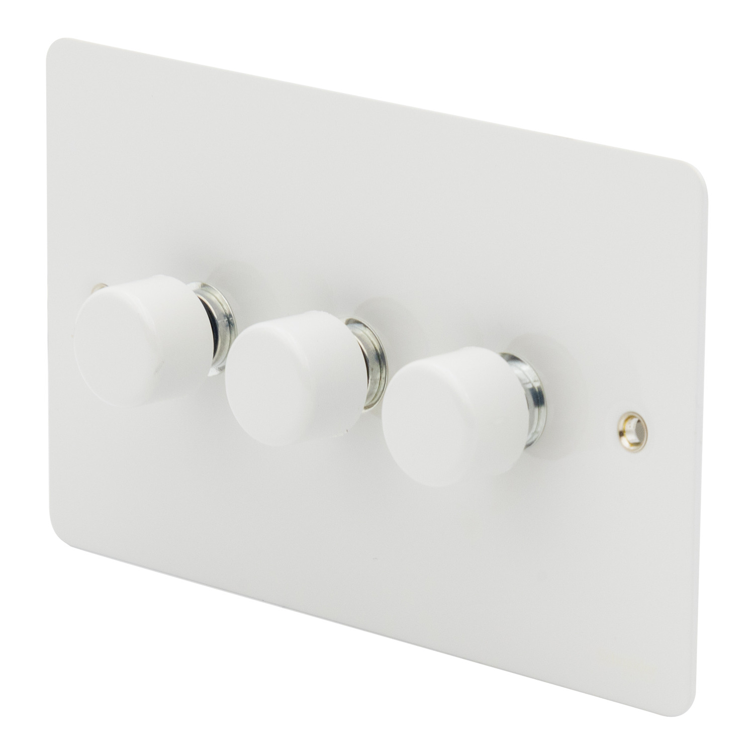 GU6232LMPW - "Ultimate Flat Plate dimmer switch 75W/VA, 3gang, 2way ...