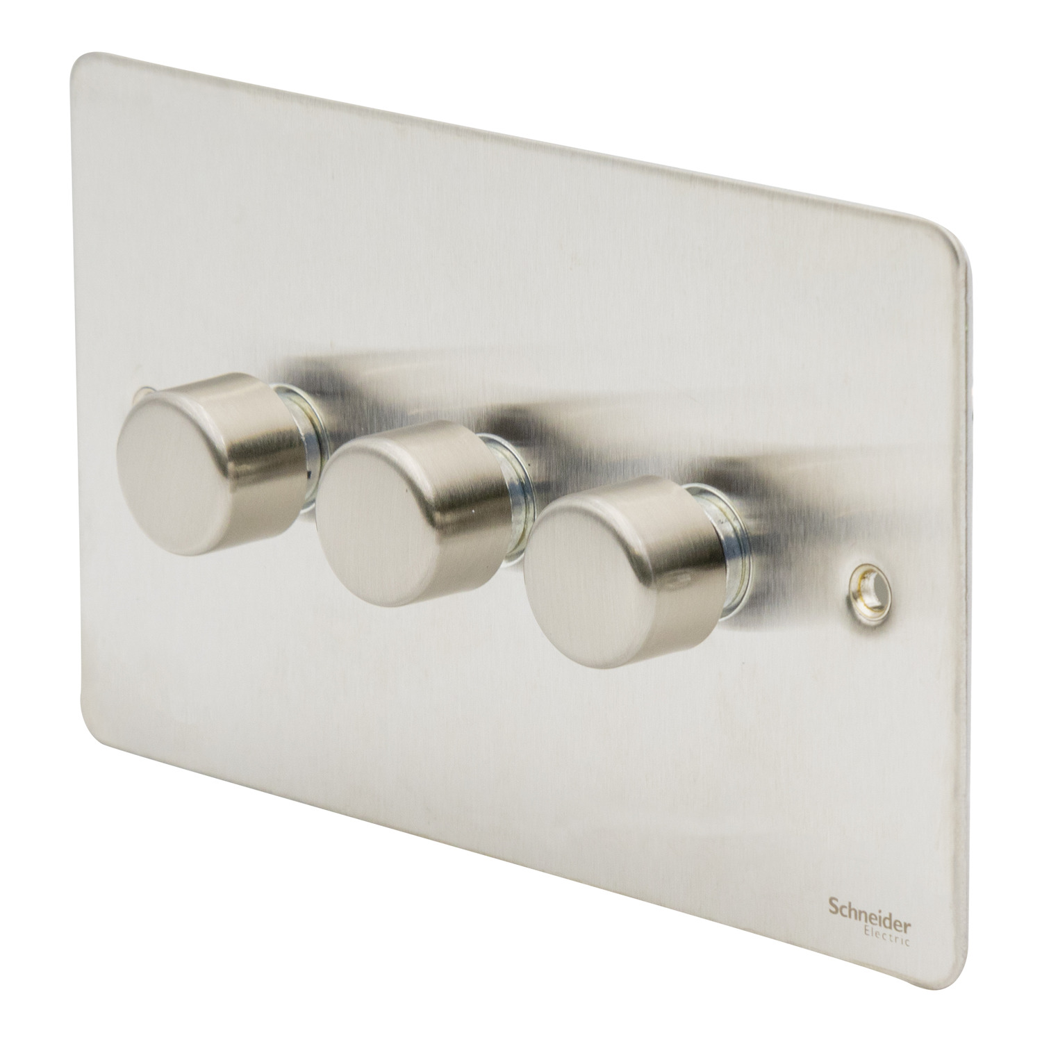 GU6232LMSS - Ultimate Flat Plate dimmer switch 75W/VA, 3gang, 2way, LED ...