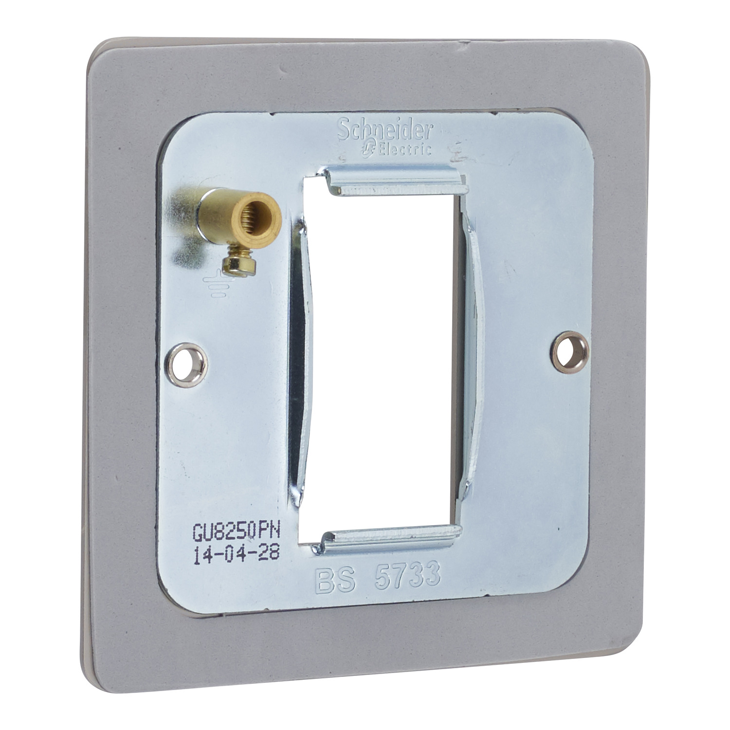 GU8250PN - Ultimate - euro modular plate -1-gang- 1 modules - Pearl ...