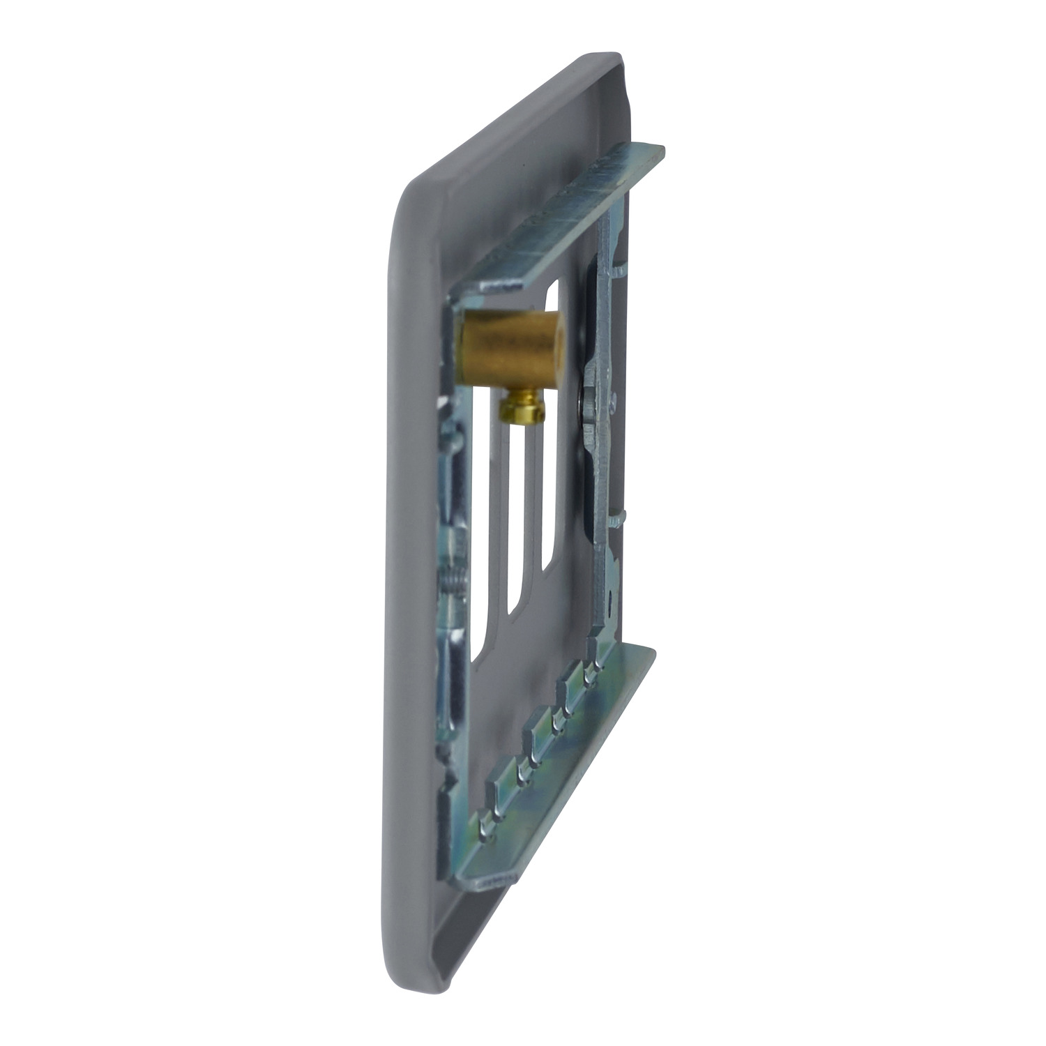 GUG04GSMC - Ultimate - metal clad plate Grid system - 4 gangs - silver ...