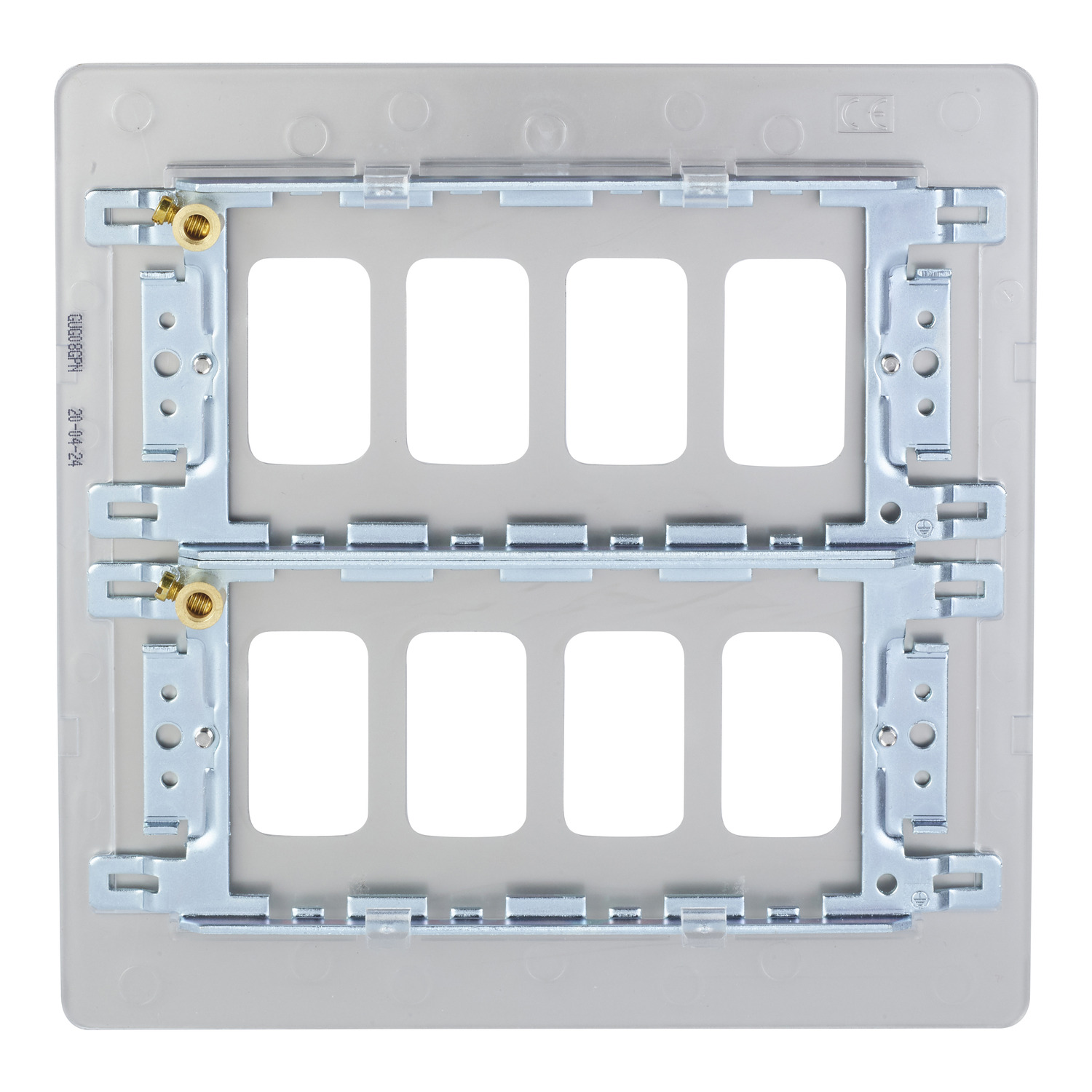 GUG08GPN - Ultimate - flat plate Grid system - 8 gangs - pearl nickel ...