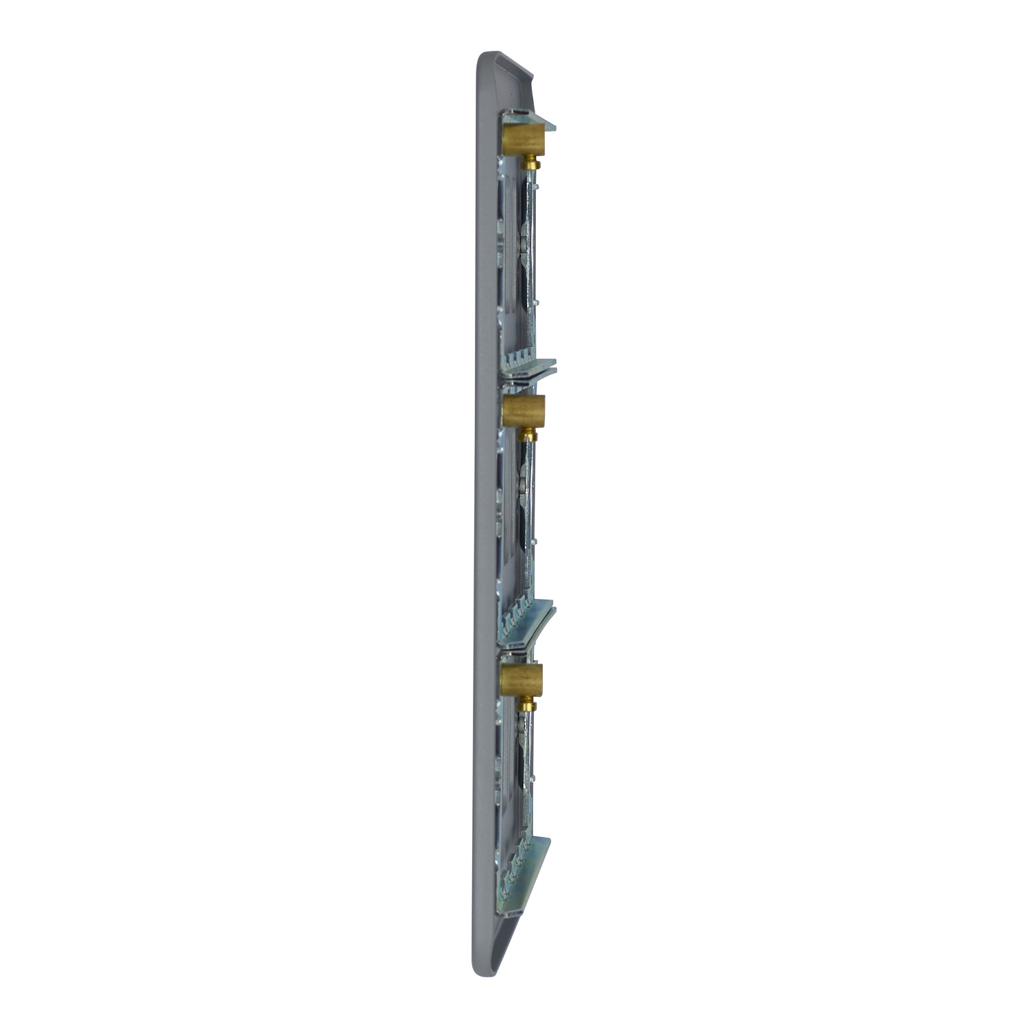 GUG12GMC - Ultimate - metal clad plate Grid system - 12 gangs - grey ...