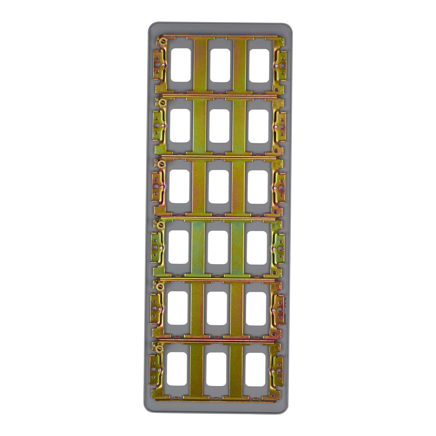GUG18GMC - Ultimate - metal clad plate Grid system - 18 gangs - grey ...