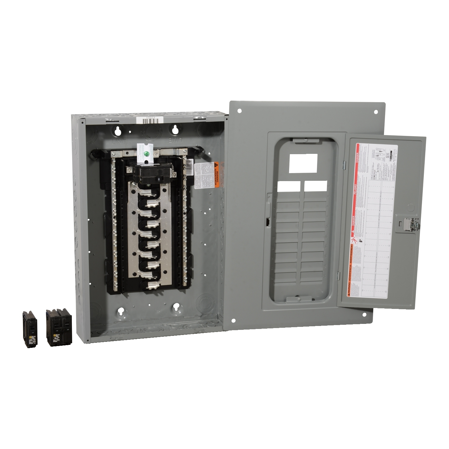 HOM2040M100PCVP - Load center, Homeline, 1 phase, 20 spaces, 40 ...