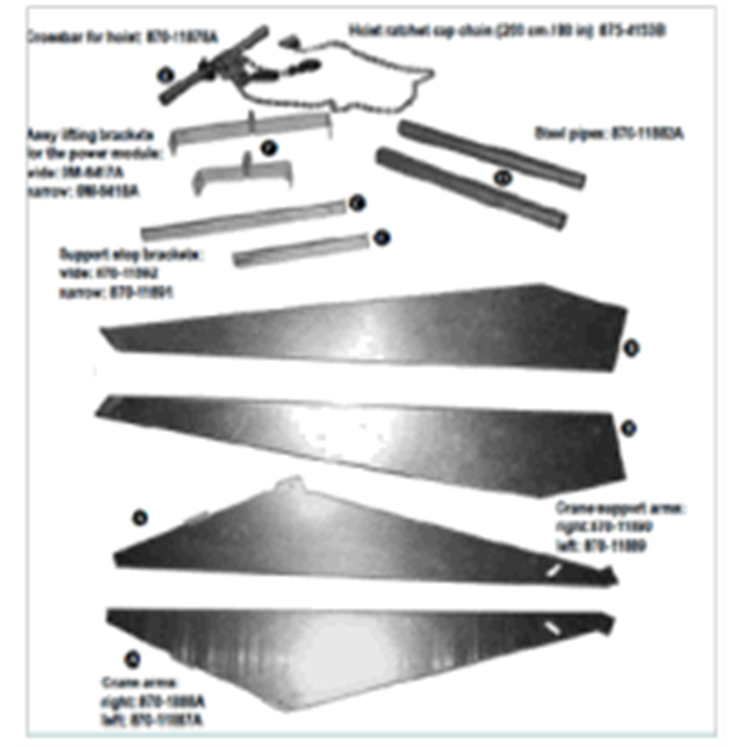 W0M-6481 - Smart-UPS VT AIS Power Module Service Crane - Spare Part ...