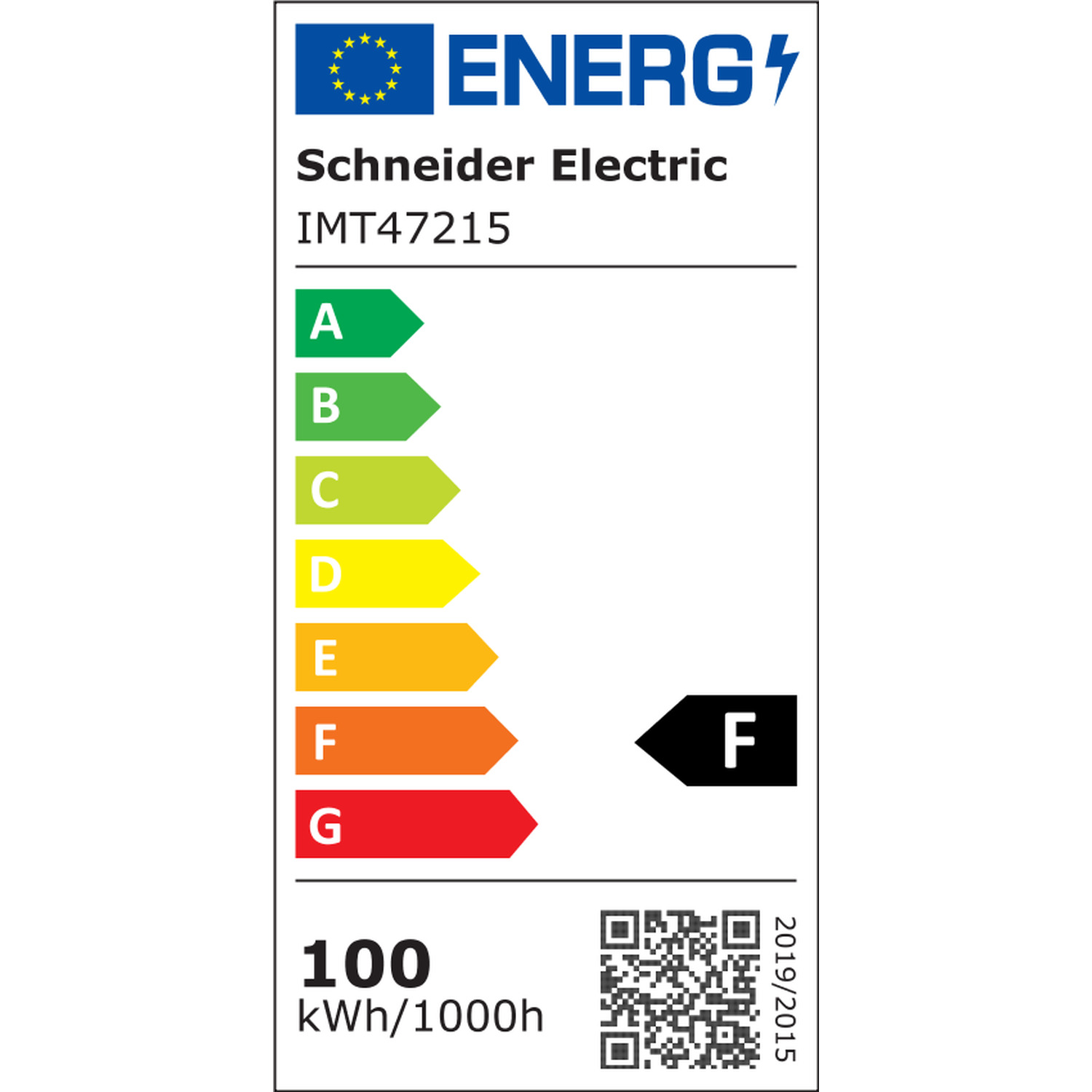 IMT47215 Energy Label Technical illustration | Schneider Electric