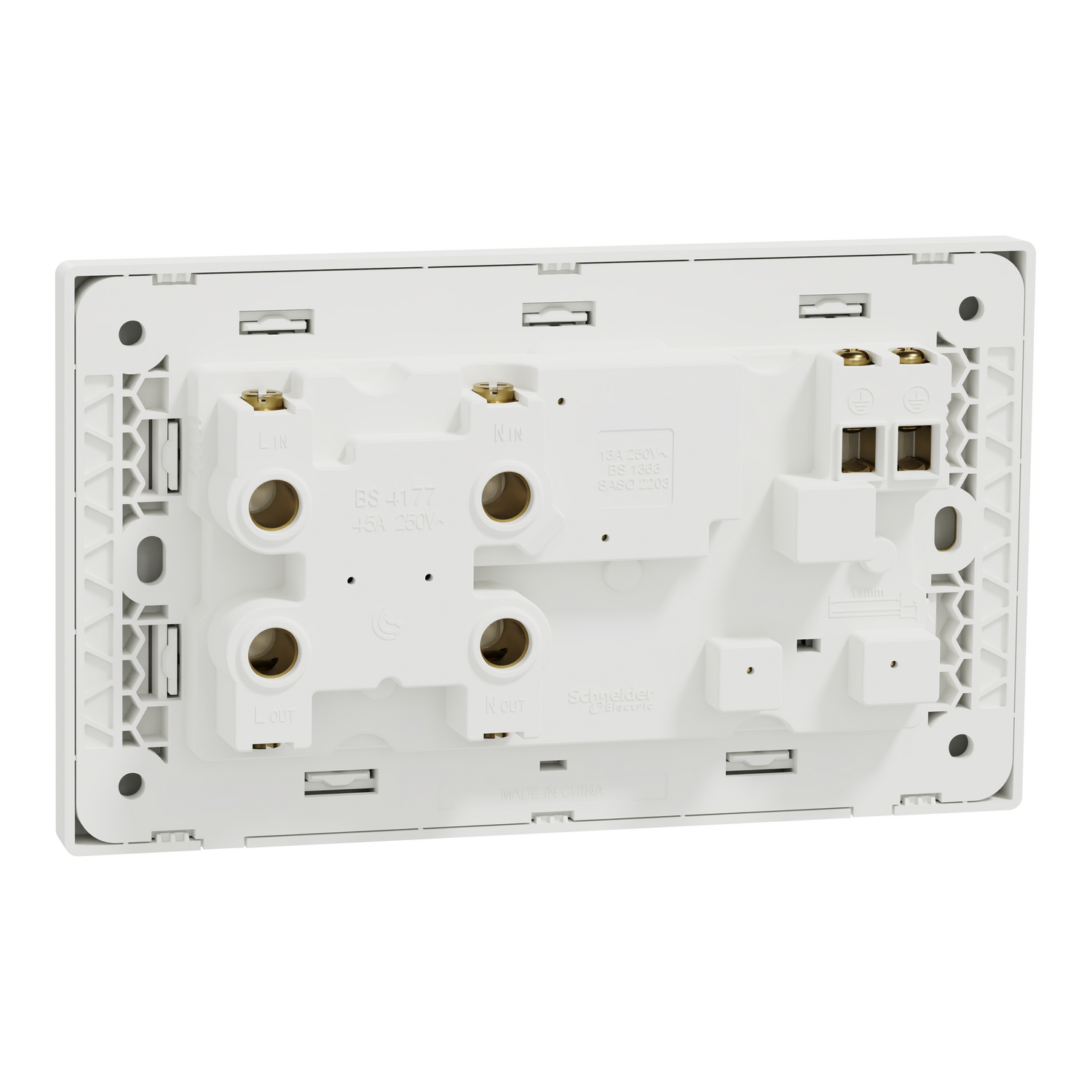 KBN31D45NCU_WE - Cooker control unit, Vivace, with switched socket, 45A ...