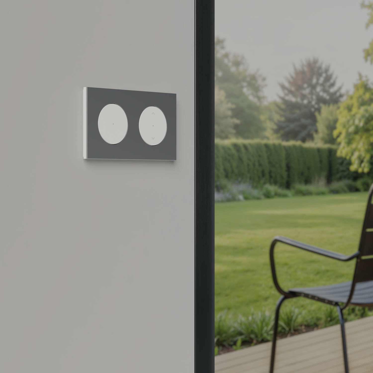 Wiser Odace - interrupteur volet-roulant connecté 4A zigbee - blanc ...