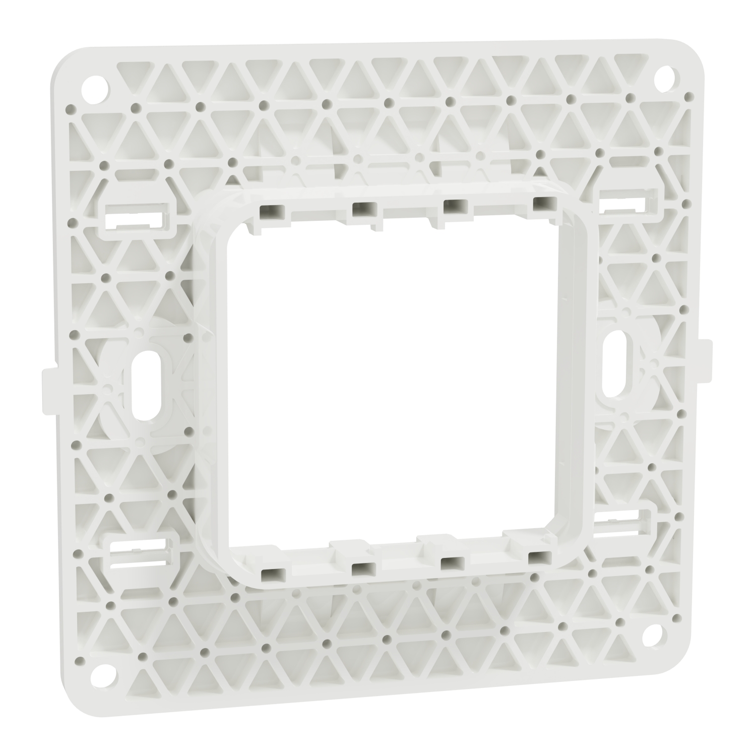 M3TB01S_E2 - Supporting Frame, Miluz E, 2 gang, white | Schneider ...