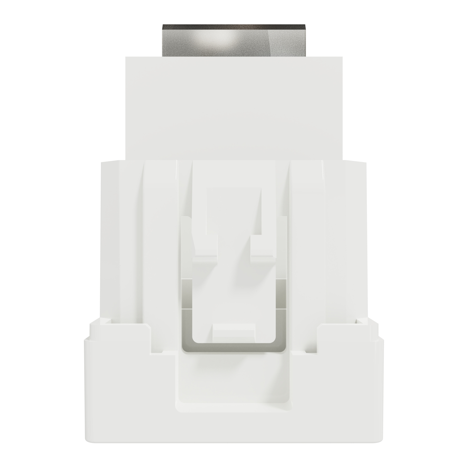 M3TB1_RJ4M - Telephone Outlet, Miluz E, 6 Pin, 4 Wire, mechanism with ...