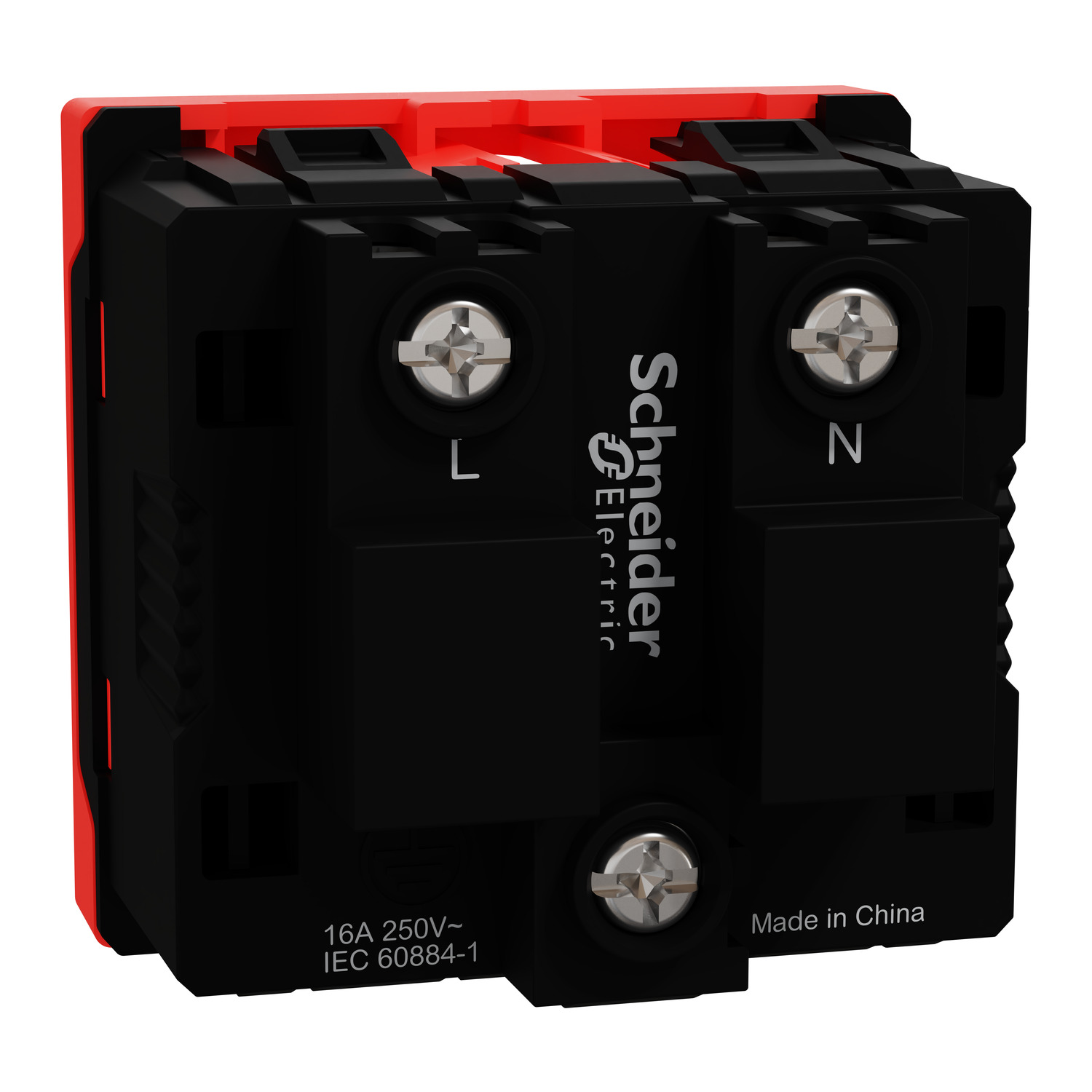 M3TB426_UPS_GR - German Socket Outlet, Miluz E, 16A 250V, 2 Pin with ...