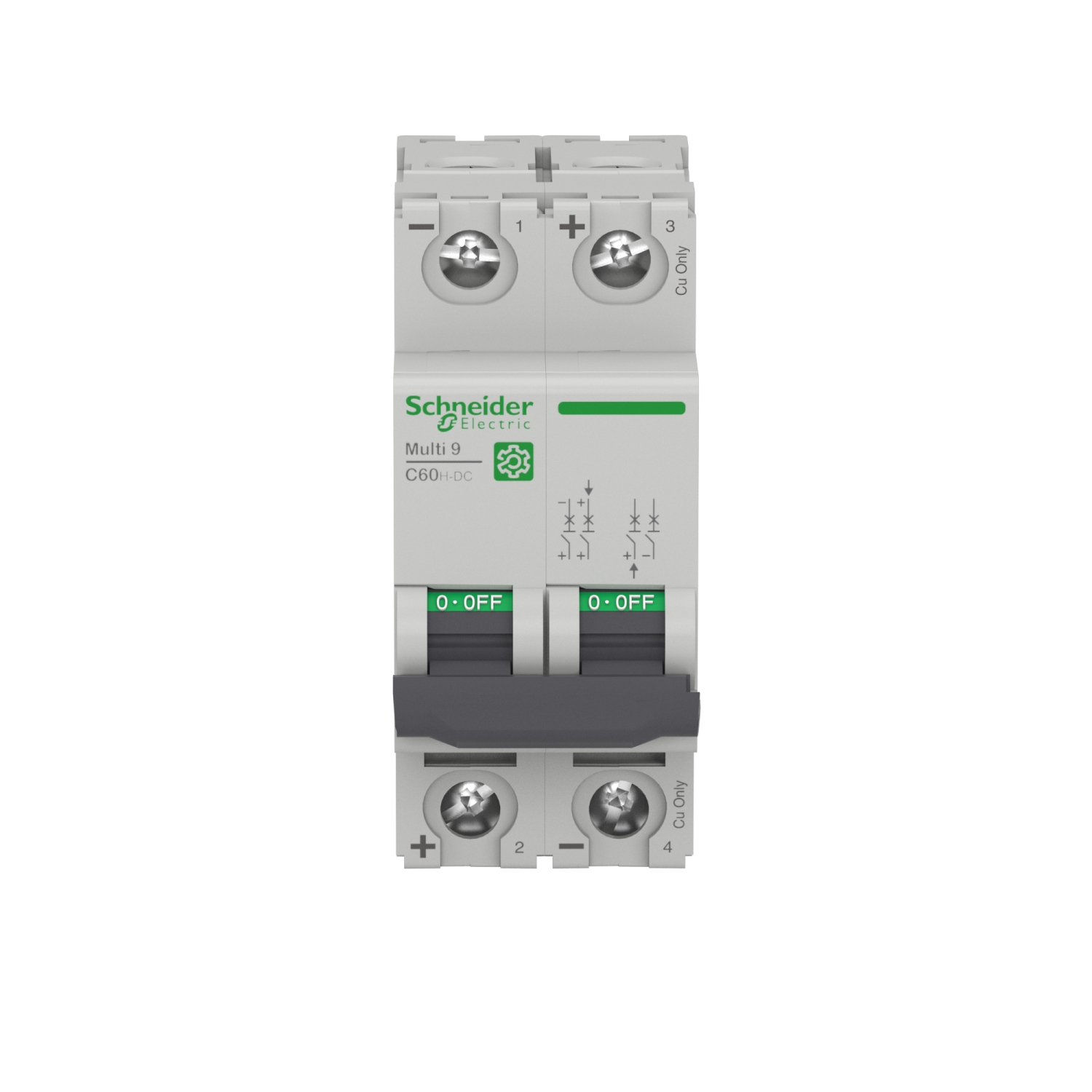 M9U21232 - Miniature circuit breaker (MCB), Multi9 C60H-DC, 2P, 32A, C ...