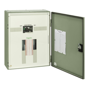 Acti9 MB Encapsulated distribution board 24 poles, 250A main switch ...