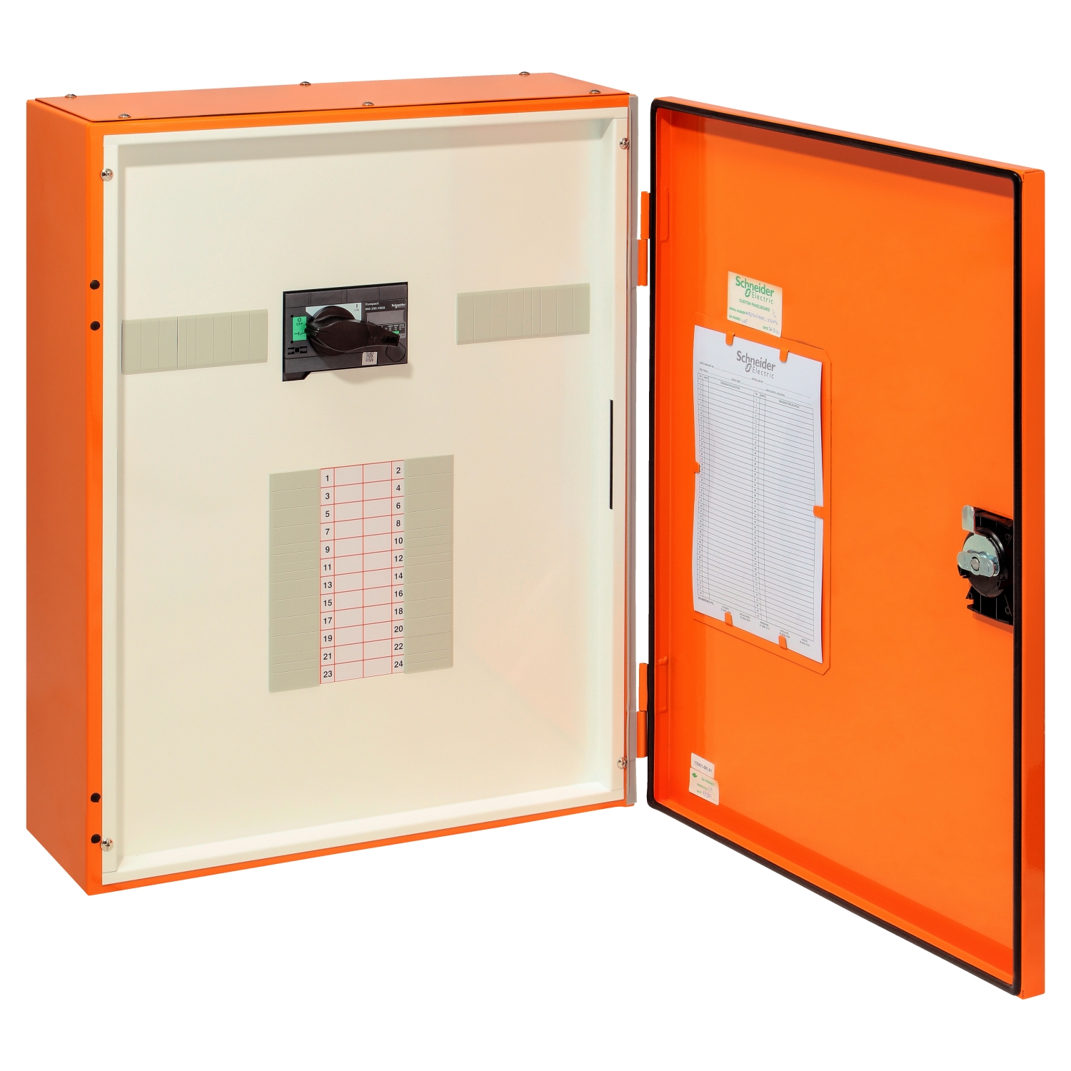 MB224CM1X15 - MB Isobar standard distribution board, Acti9, 24 poles ...