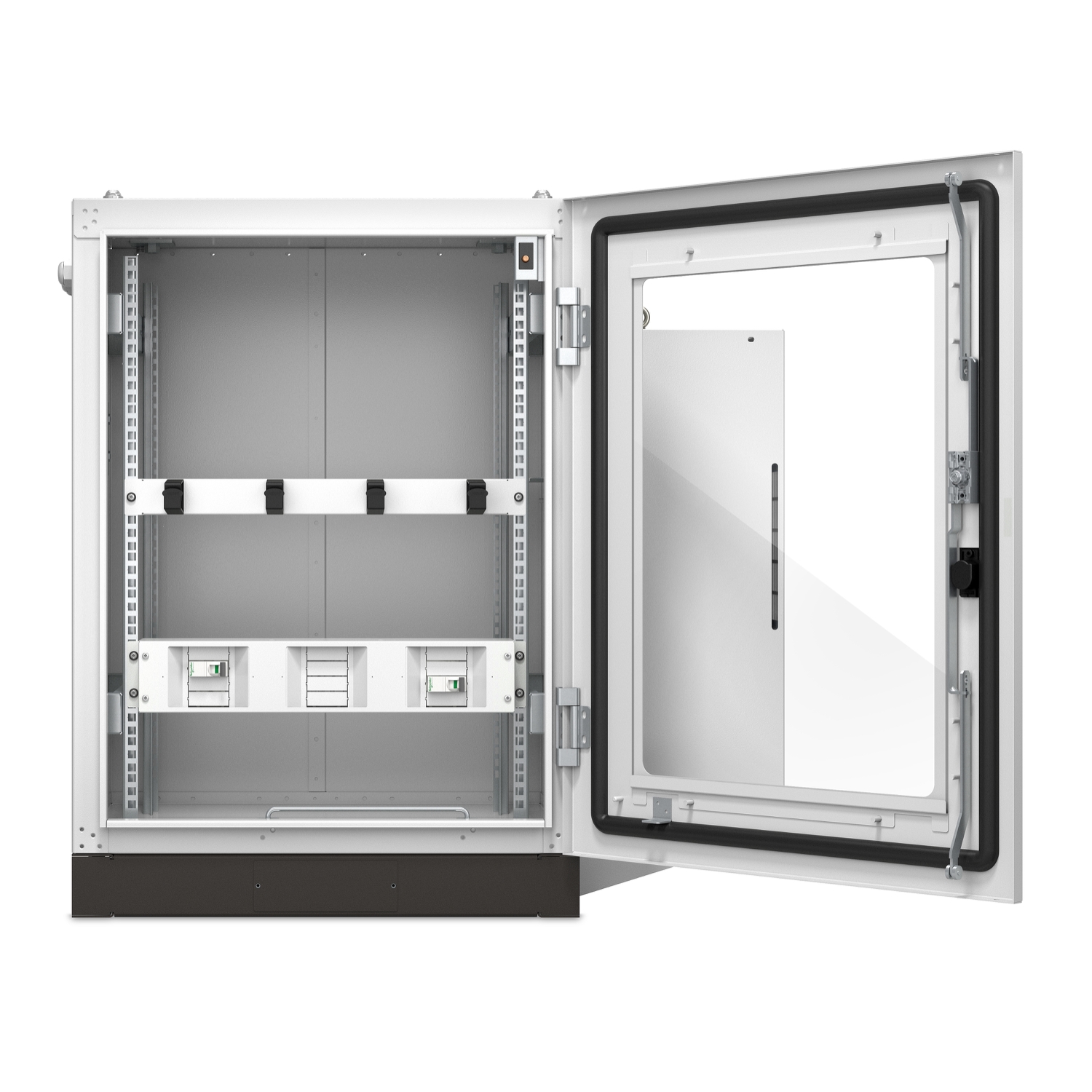 MDC15UR500ACI-IN - EcoStruxure Micro Data Center, with 15U rack, 500 W Panel AC cooling, 230V ...