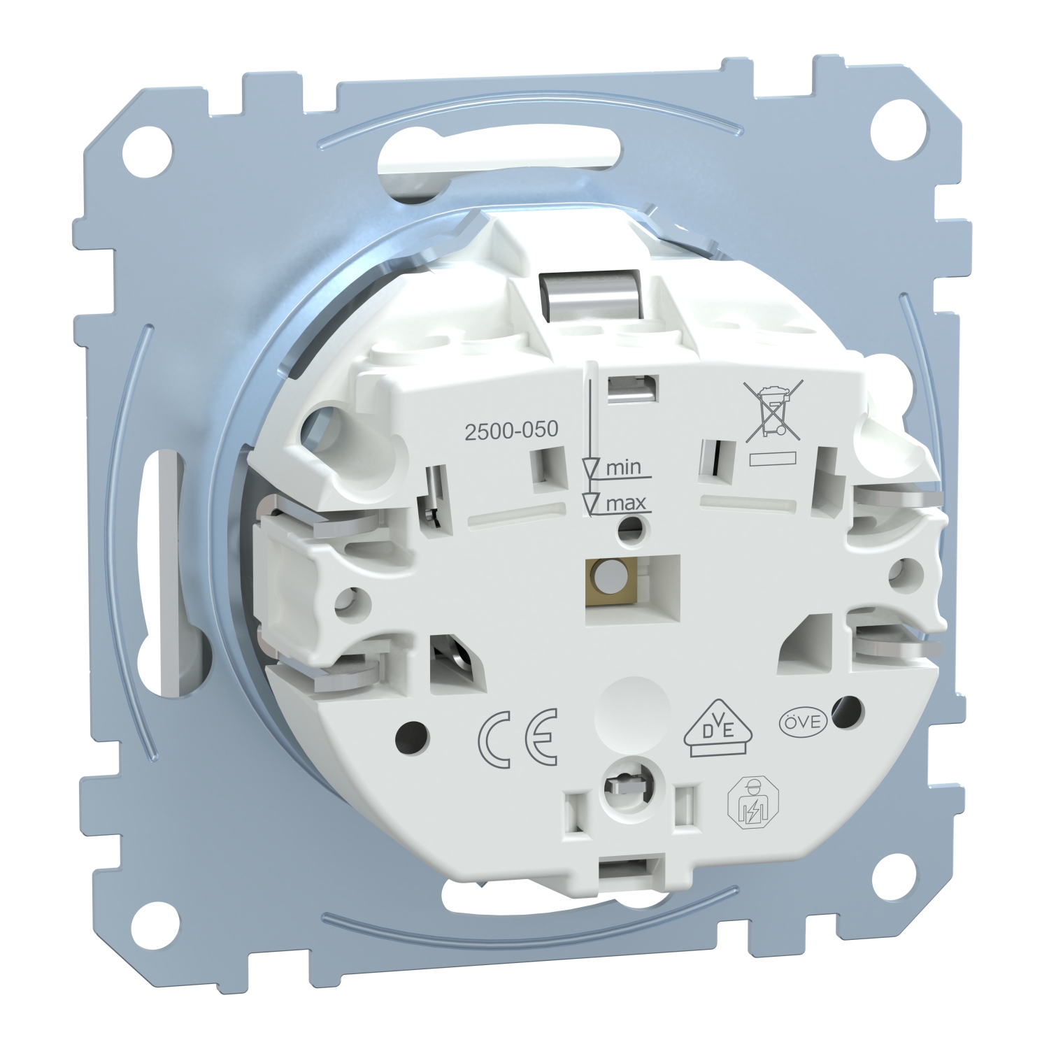 MEG2302-0329 - SCHUKO-Steckdose für Sonderstromkreise mit Schriftfeld ...