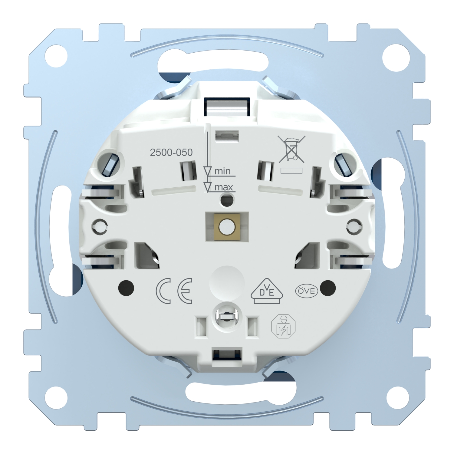 MEG2302-0378 - SCHUKO-Steckdose für Sonderstromkreise mit Schriftfeld ...