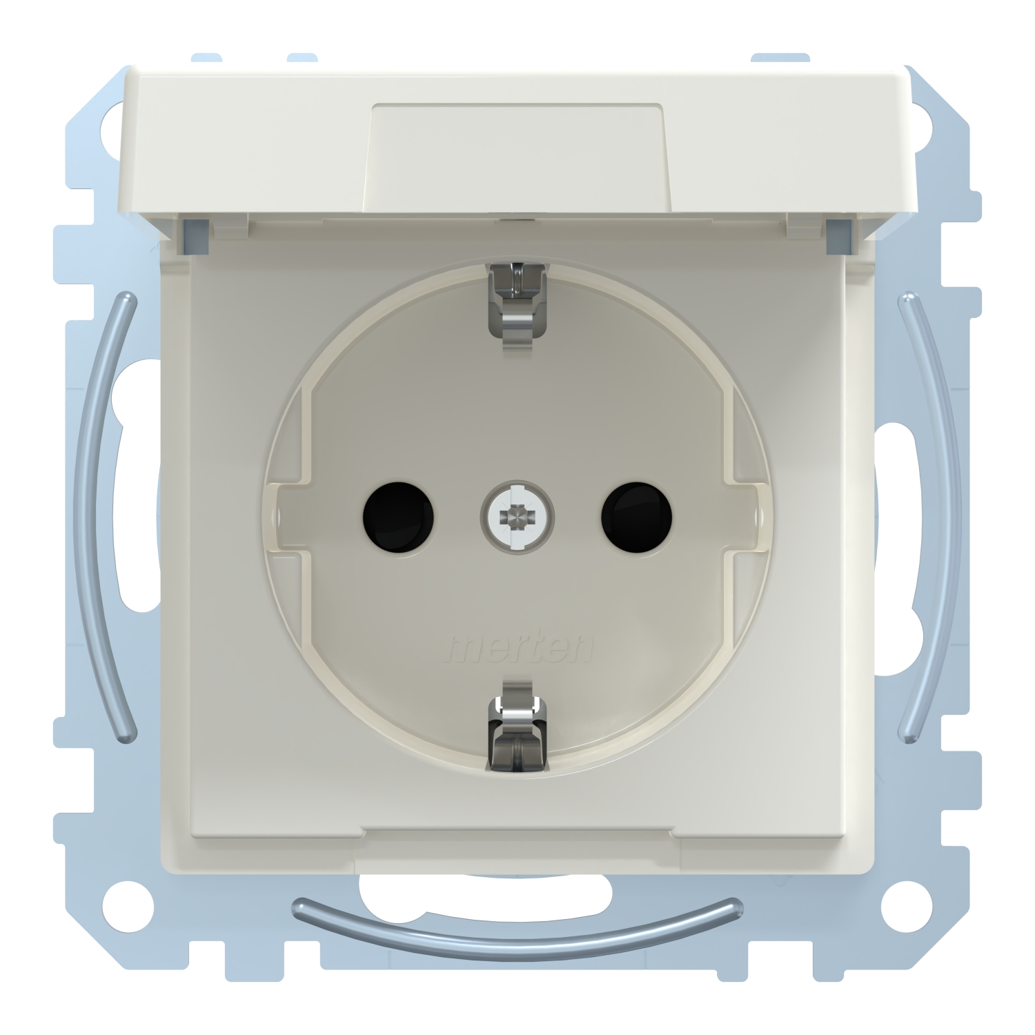 MEG2310-0319 - SCHUKO-Steckdose mit Klappdeckel, Berührungsschutz ...