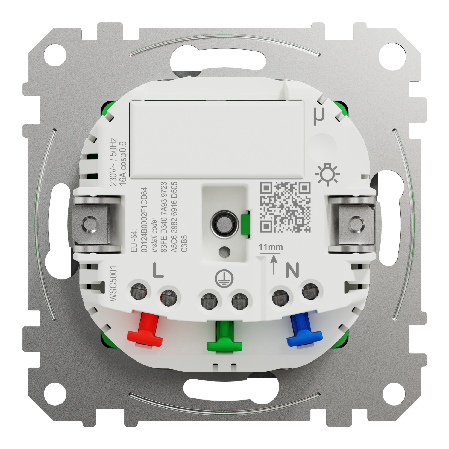 MEG2380-0414 - Connected SCHUKO-Steckdose 16A, System M, Thermoplast ...