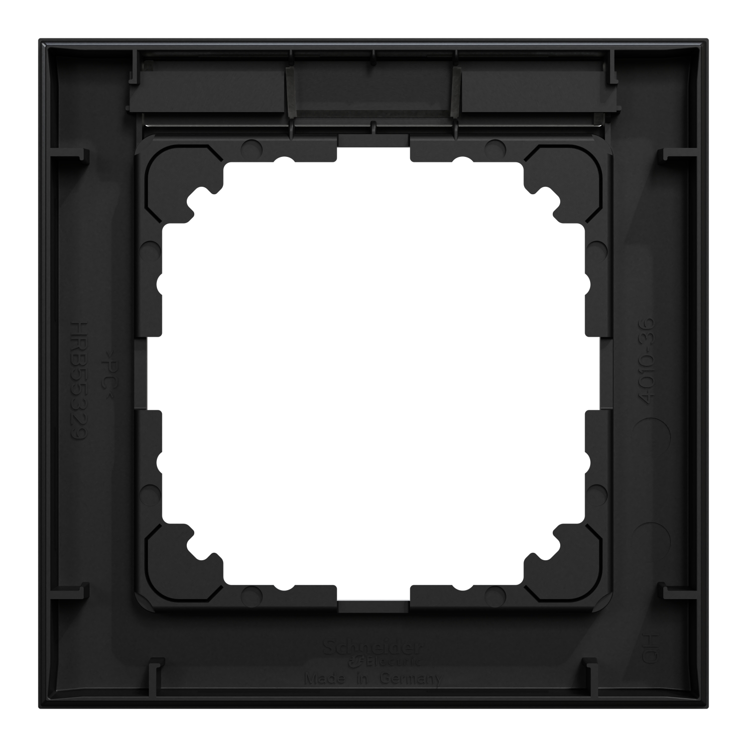 MEG4011-3603 - Cover frame, Merten M-Pure, 1-gang, with labelling ...