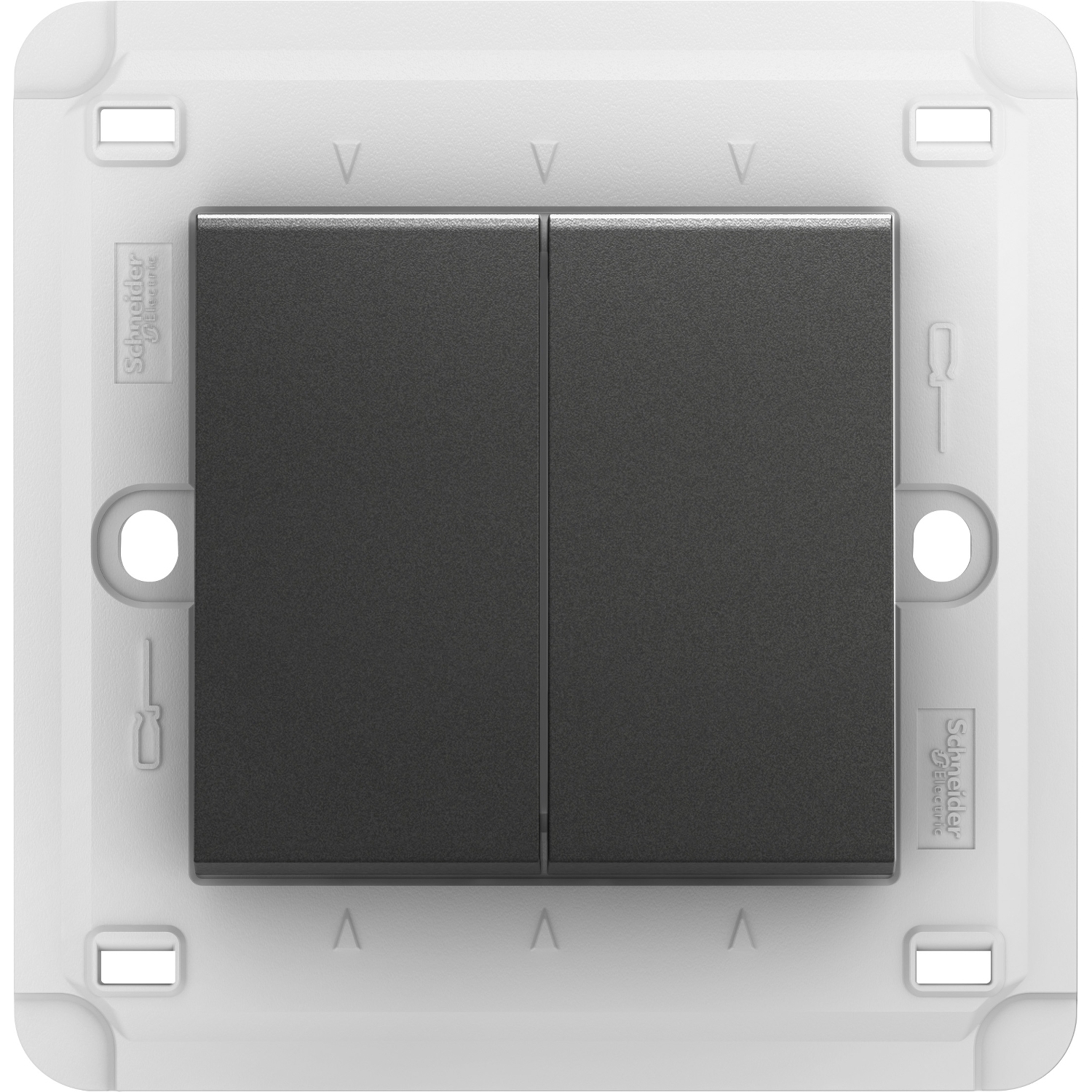 MGU5.242.12 - Unica - switch - 2-way - 16 AX 250 V AC - 2 gangs ...