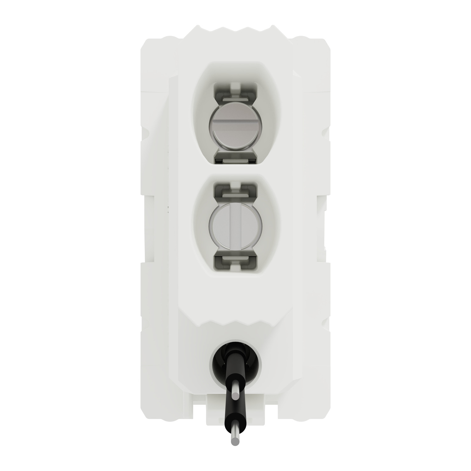 MLBPI1M_WH - Bell press switch, Miluz Lara, 6A, indicator, 1 module ...
