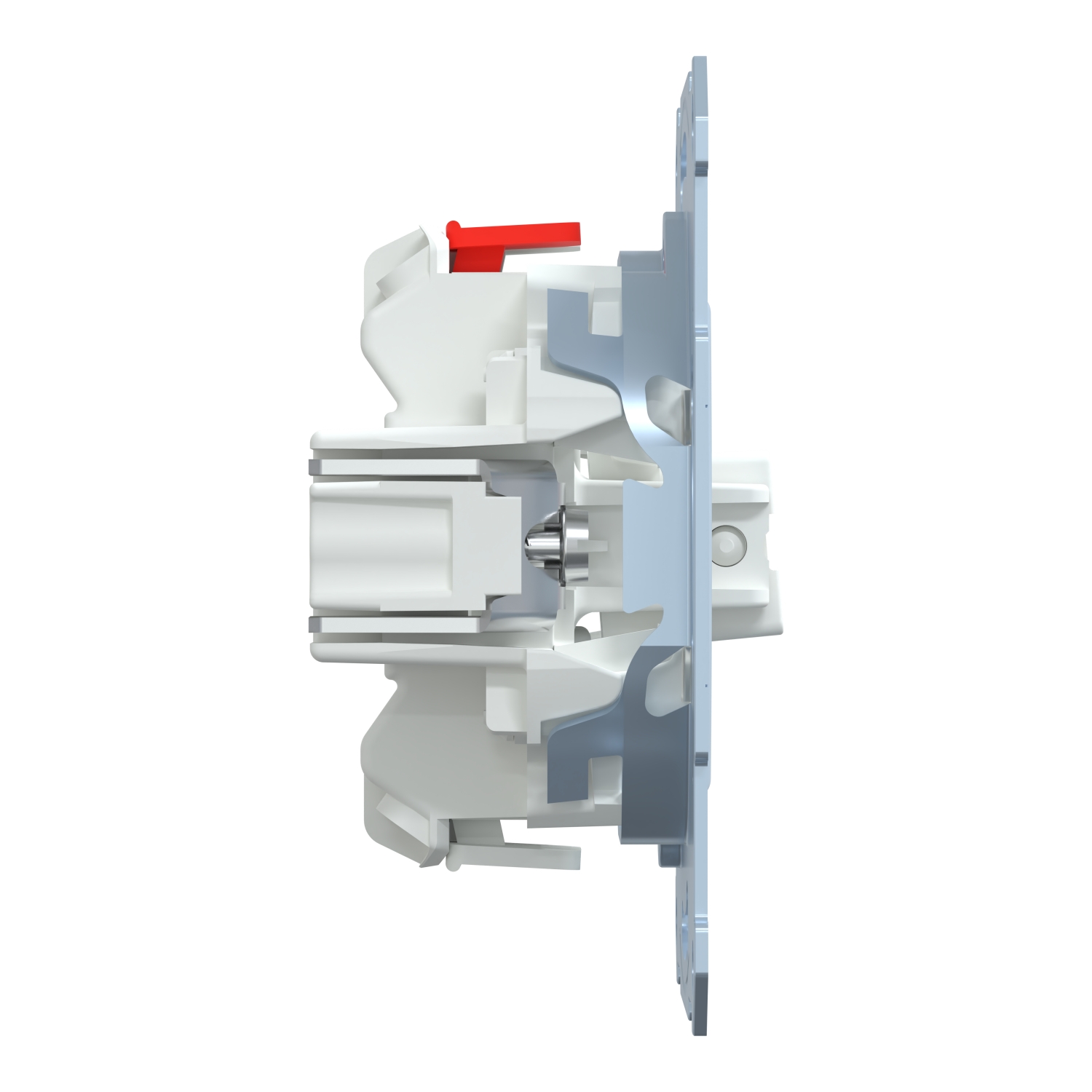 MTN3715-0000 - 2 Shutter control, Merten inserts, mechanism with fixing ...