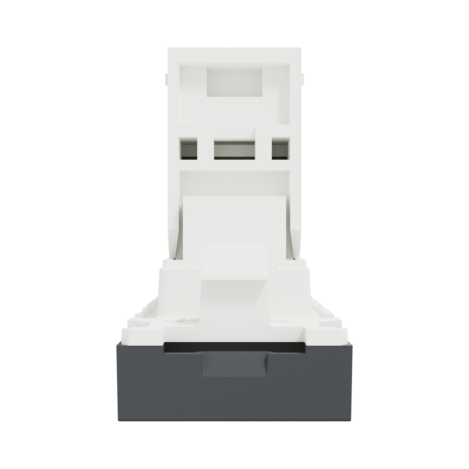 MZRJ451M_AN - Data Socket, Miluz ZeTa, RJ45 8(8), STP, CAT6, 1 module ...