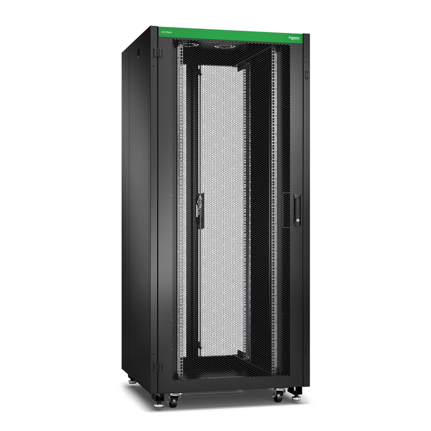 NR8682-P - GO Rack, 36U, 800 x 800 mm, perforated door, with roof ...