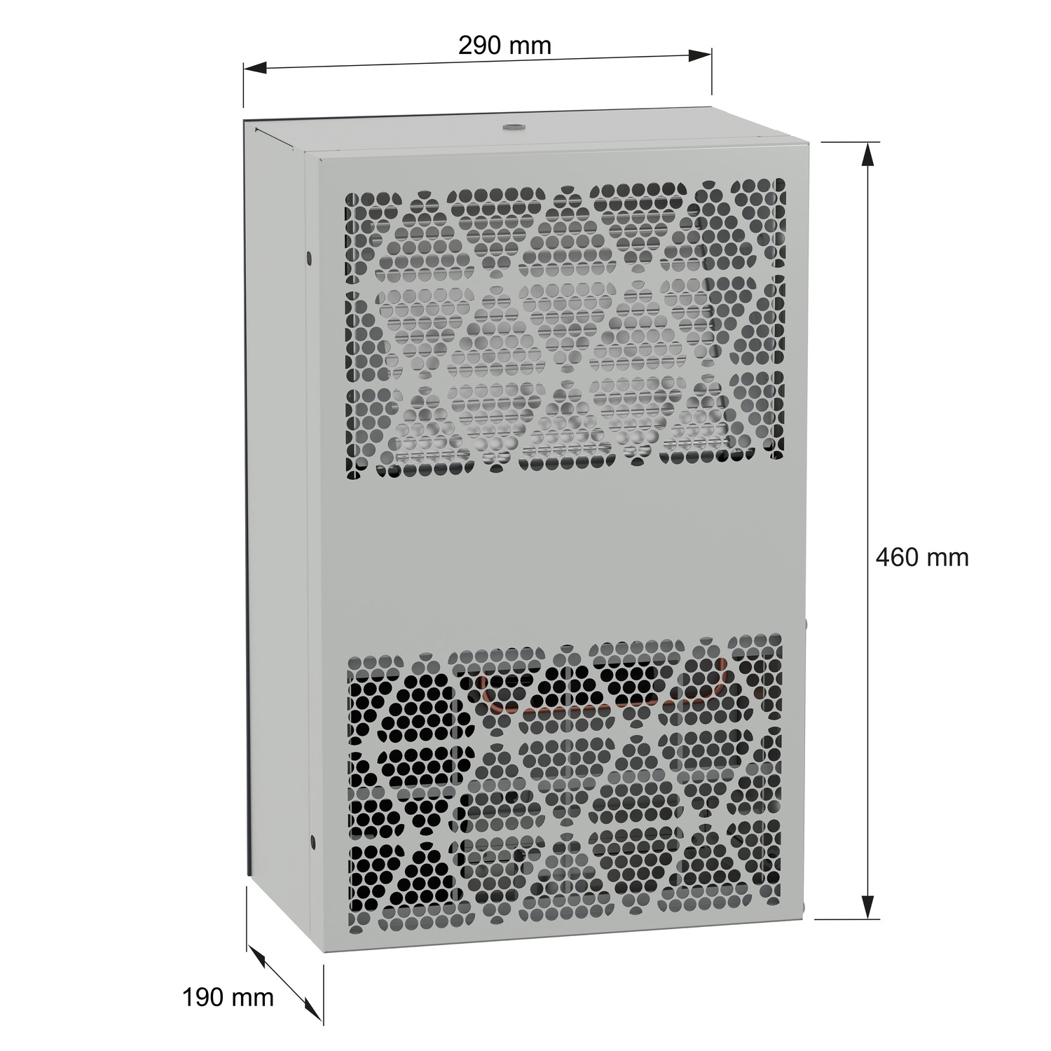 SFN without MP 2D 1800x800x600 IP55 - Image with dimensions Technical ...