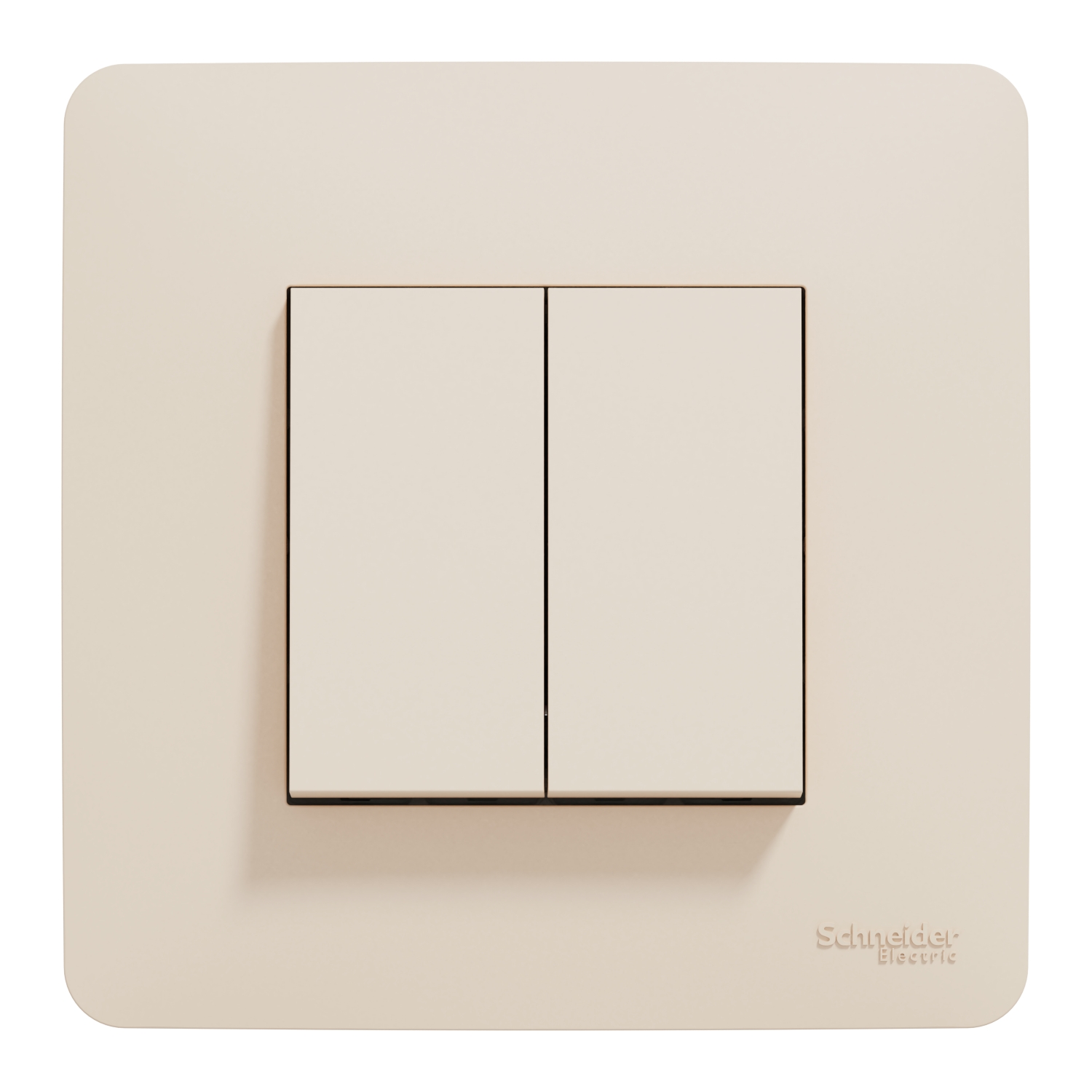 NU221144D - Double switch, New Unica, 1-way, 10A, with studio frame ...