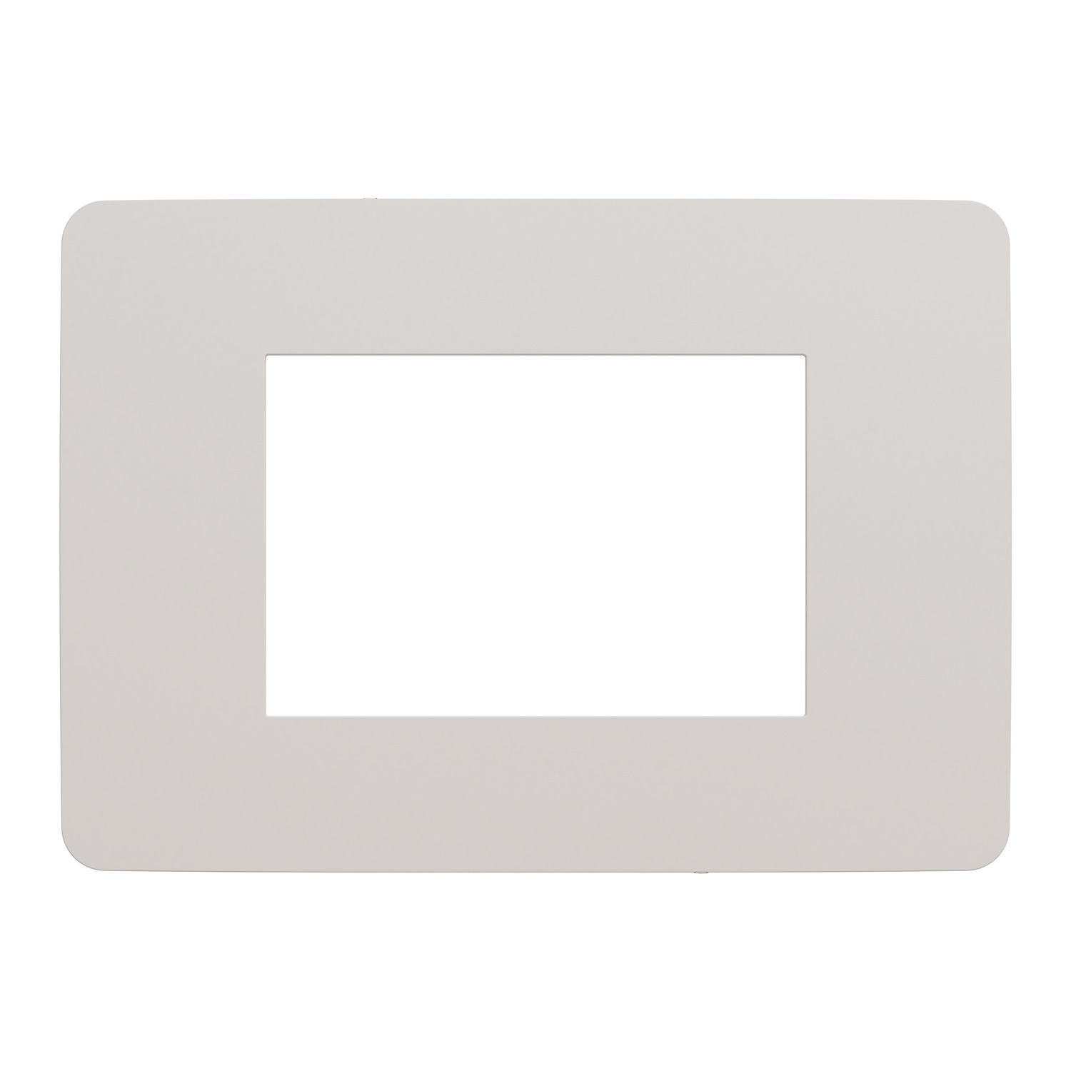NU270324 - Cover frame, New Unica, 3 modules, light grey or white ...