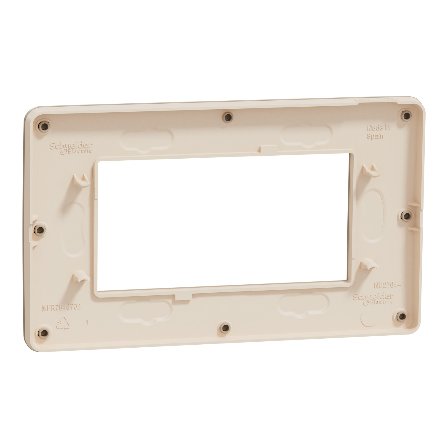 NU270427 - Cover frame, Unica Studio Color, 1 gang, taupe | Schneider ...