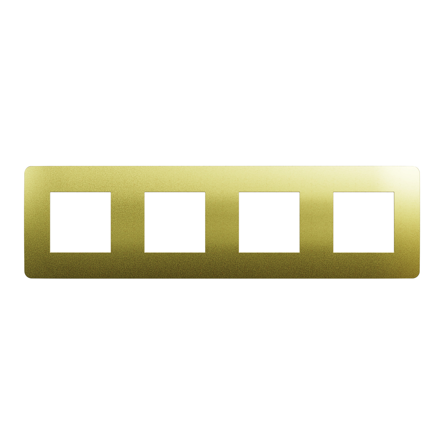 NU280860M - Cover frame, Unica Studio Metal, 4 gang, 4 x 2 modules ...