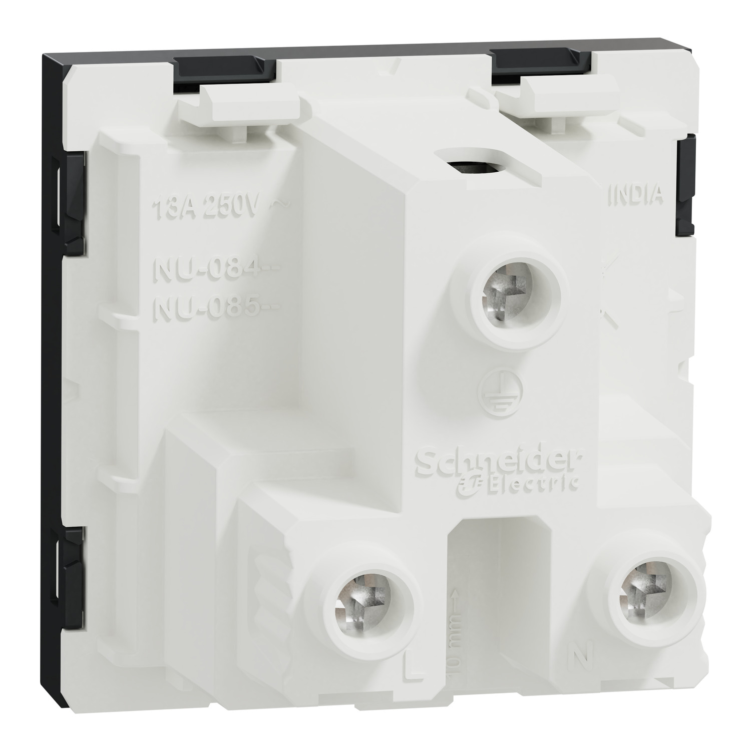 NU308454 - Socket outlet, New Unica, Multistandard, with shutter, 2 ...