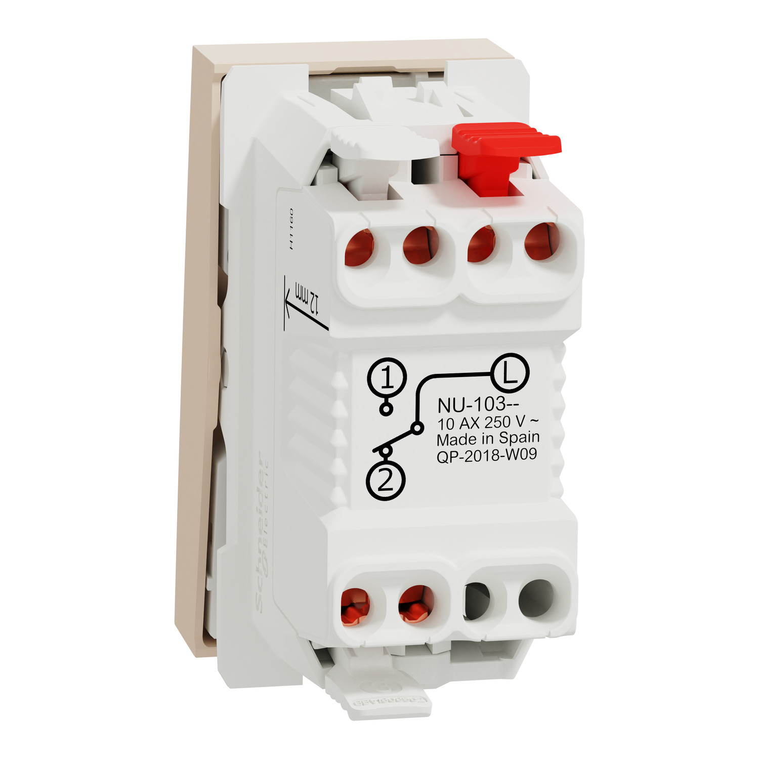 NU310344 - Yeni Unica, Vavien 1 modül, Krem | Schneider Electric TR