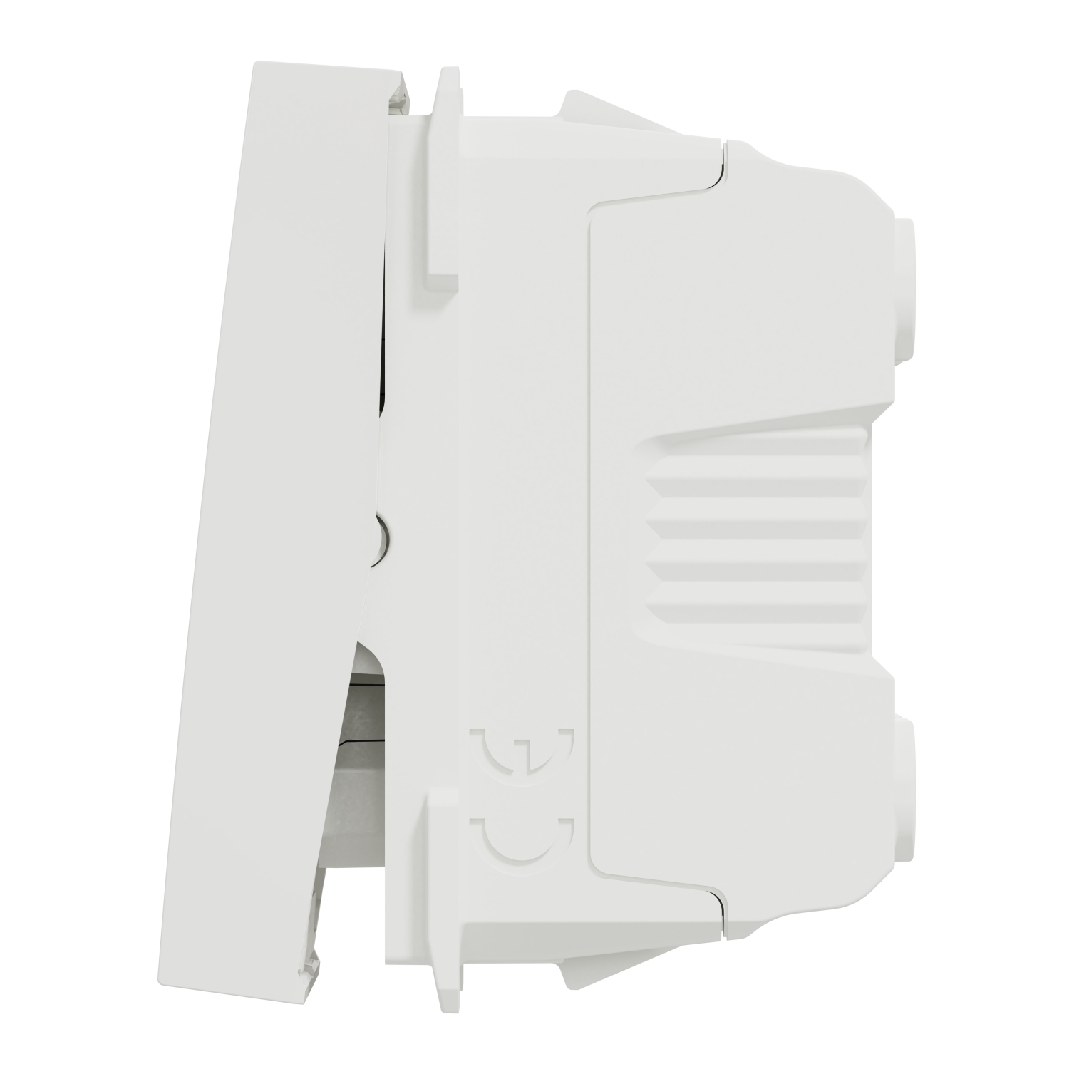 NU310618SC - Push button switch, New Unica, 10A, 1 module, white ...