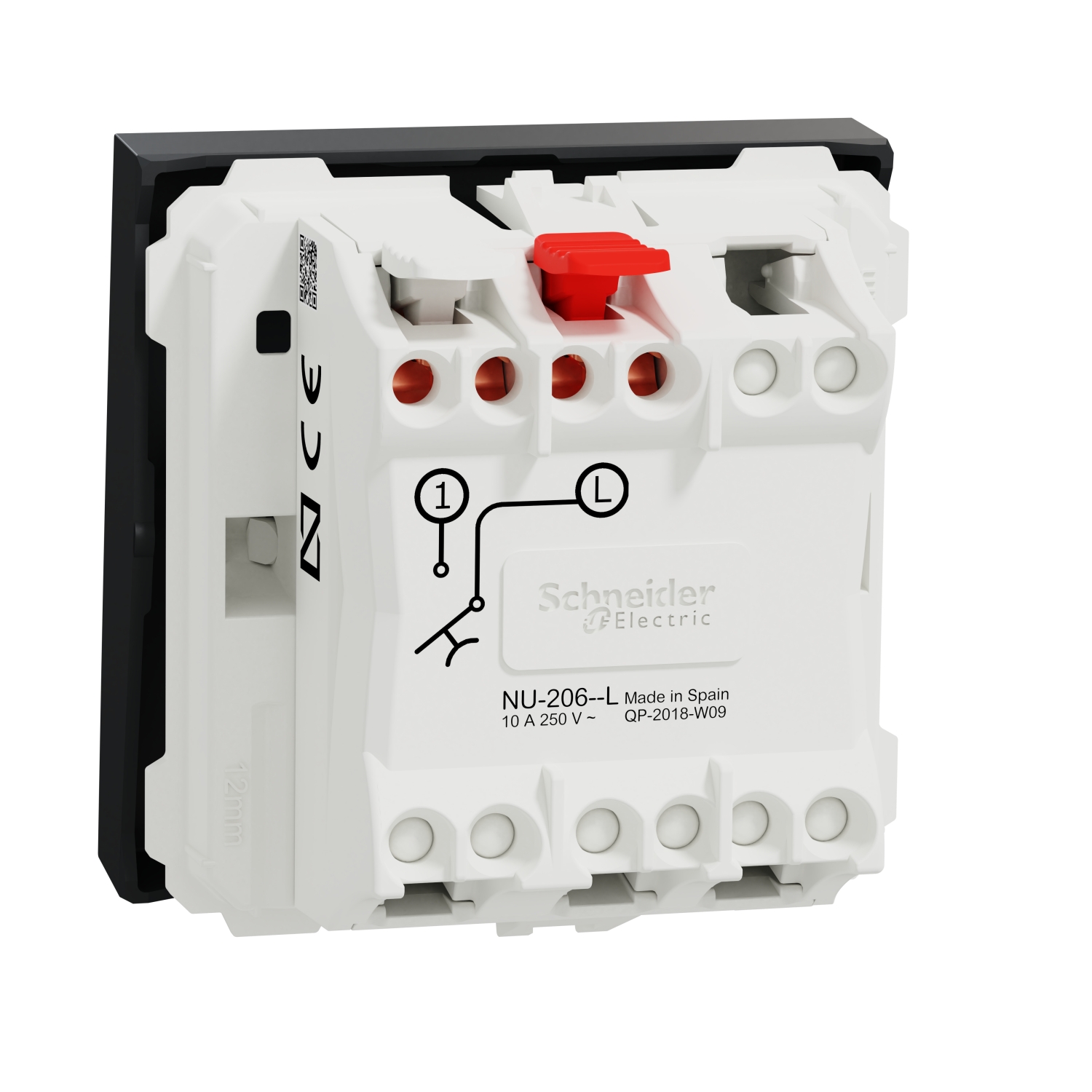 NU320654L - Taster simbol svetla 10A 2mod antracit | Schneider Electric ...