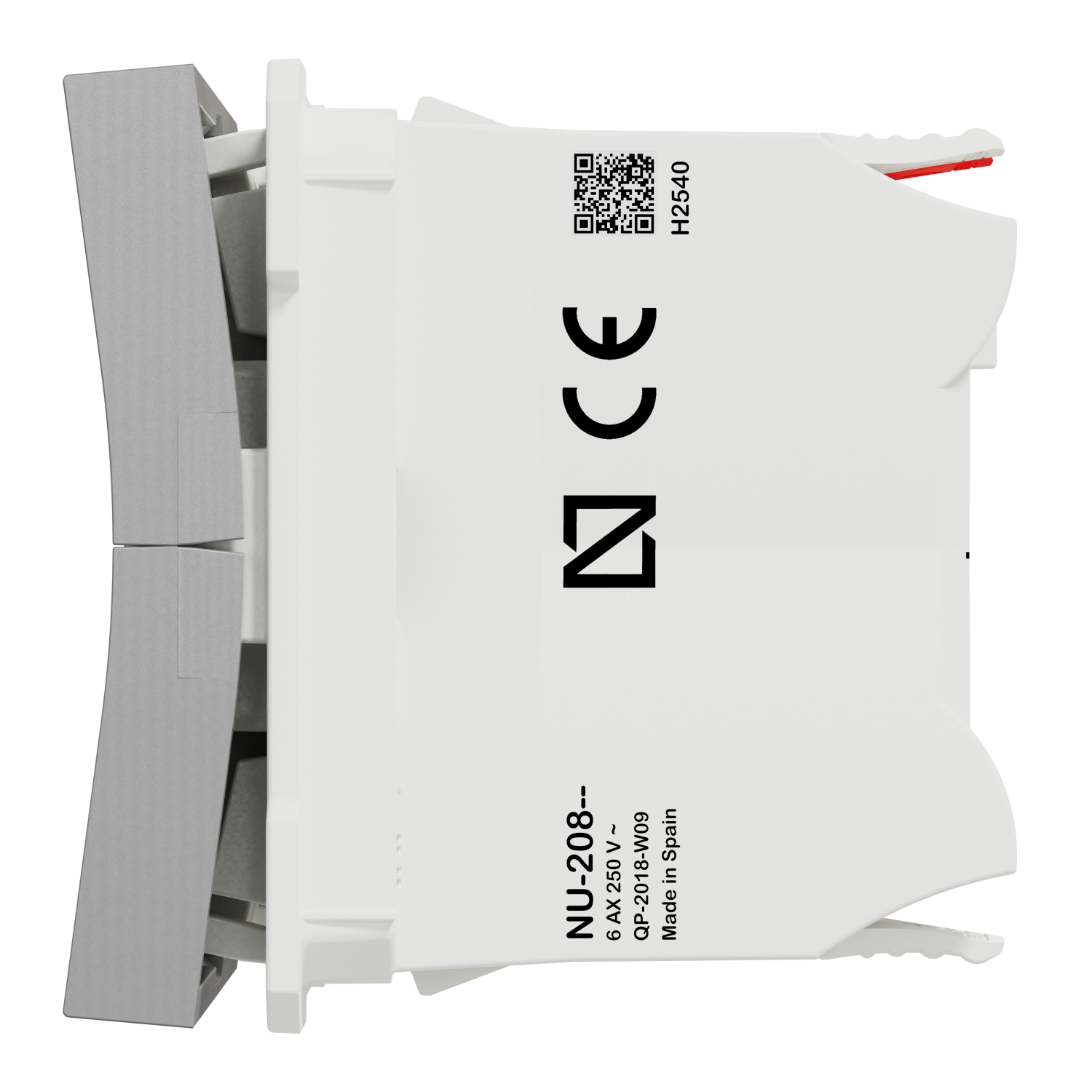 NU320830 - 3 Shutter control, New Unica, 3 positions, 6A, 2 modules ...